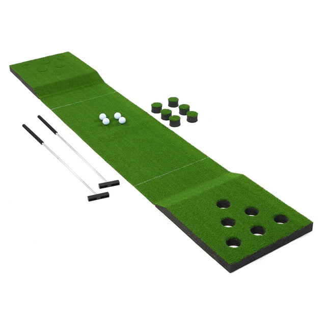 MD Sports Golf Pong Game Set,100inch, Green, Includes 2 Putters and 4 ...