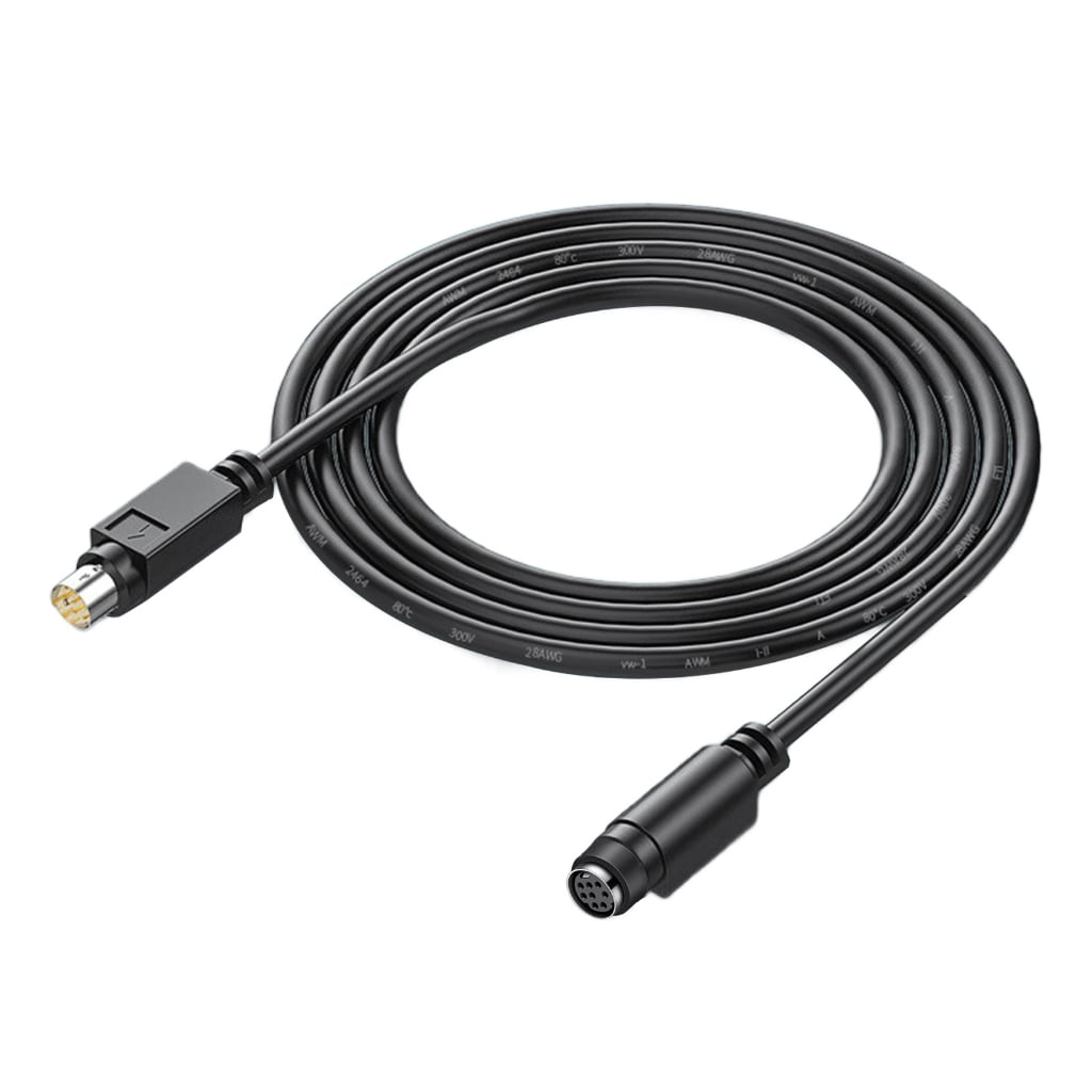 MD8 8PIN Full Copper PLC Servo Programmer Cable Male To Male/Male To ...