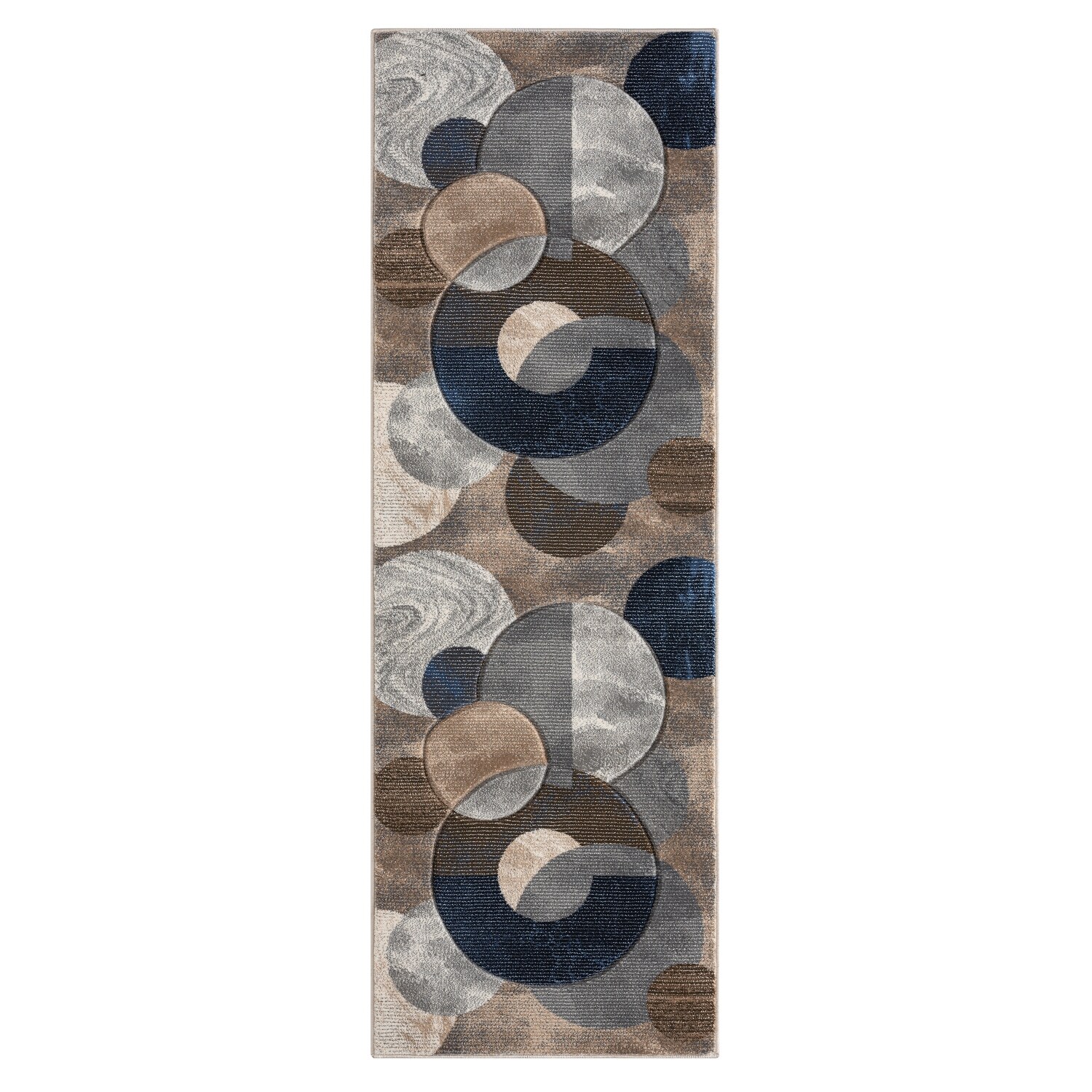 MDA Rug Imports Alexia Collection Modern Circle Design Area Rug 2'8'' x ...