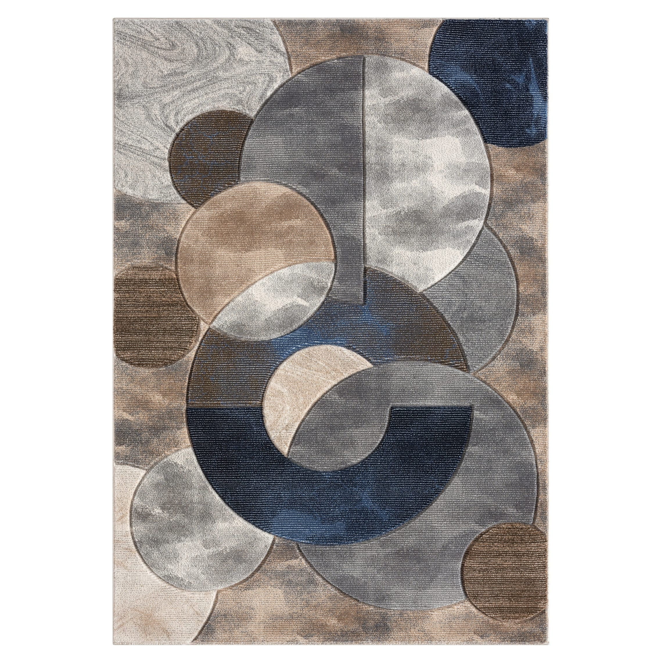 MDA Rug Imports Alexia Collection Modern Circle Design Area Rug 7'10 ...