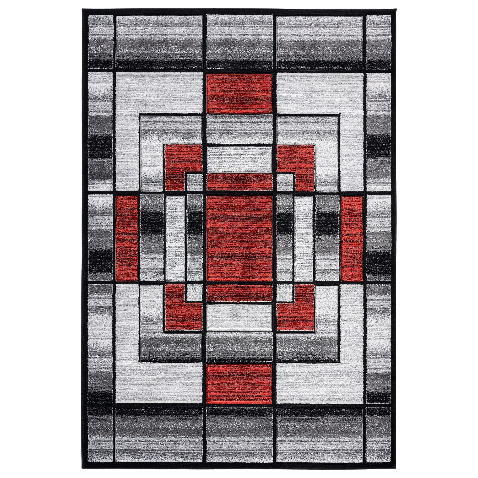 MDA Rug Imports Orelsi Collection Abstract Area Rug with Hand Carved ...