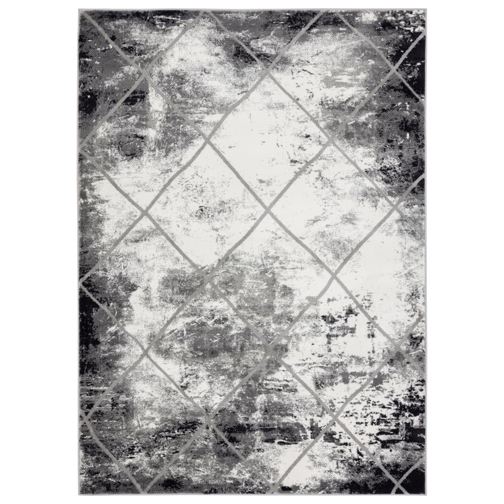 MDA Rug Imports Samos Collection Distressed Trellis Area Rug 7'9" X 10 ...