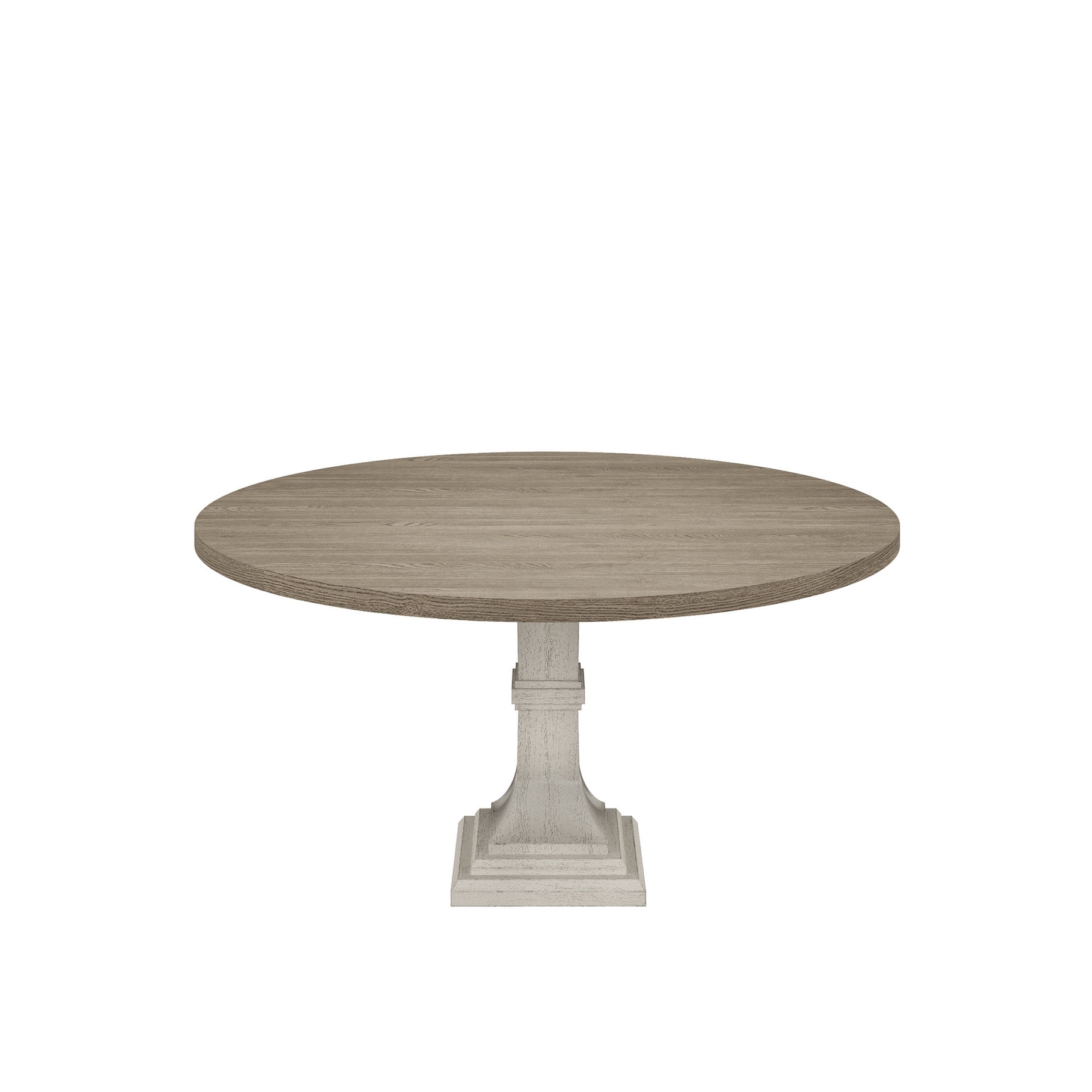 MDF 59" Round Table with Natural Grain Variation | Adds Character to ...