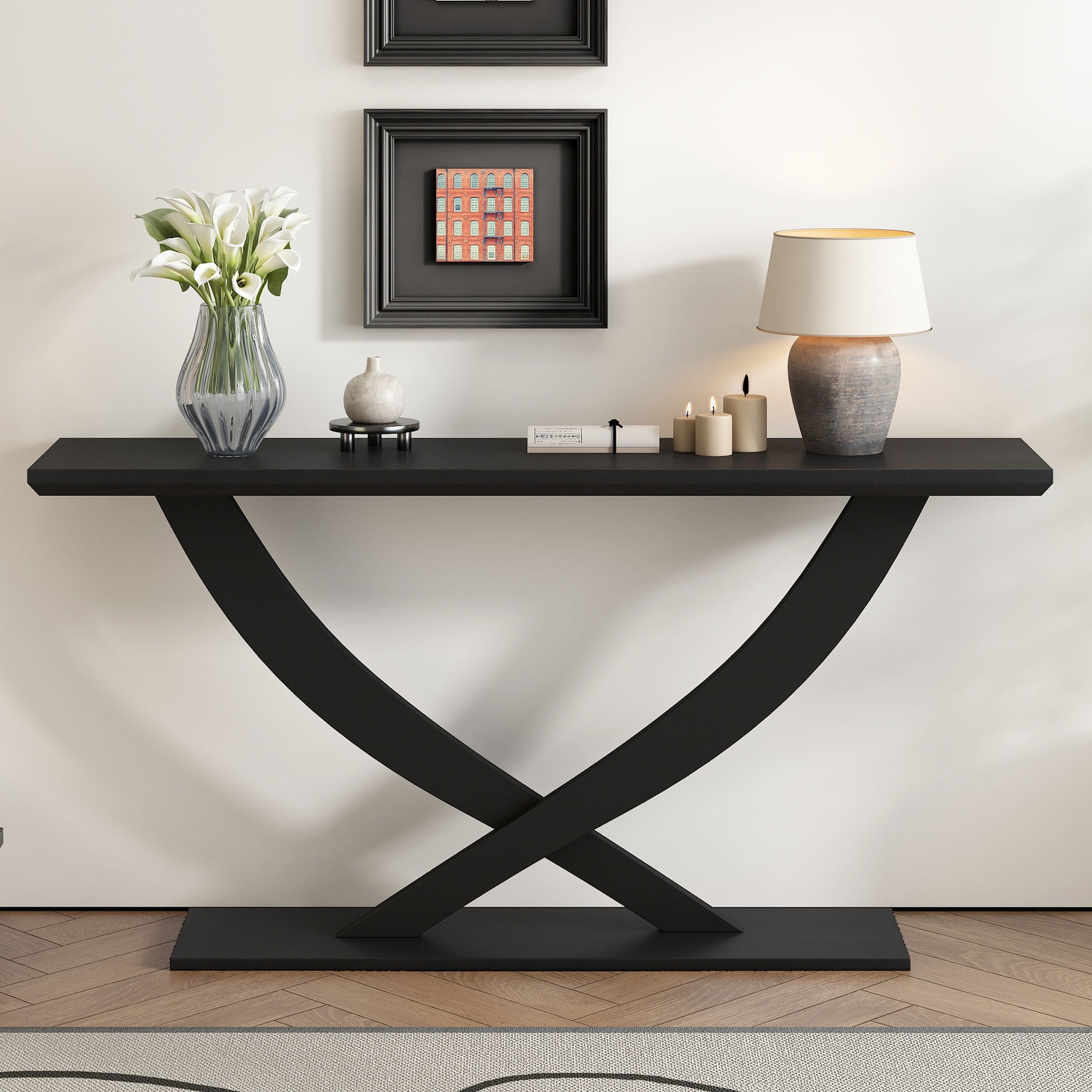 MDF & Acacia Console Table+Stable Structure”-“Residential Display+Last ...