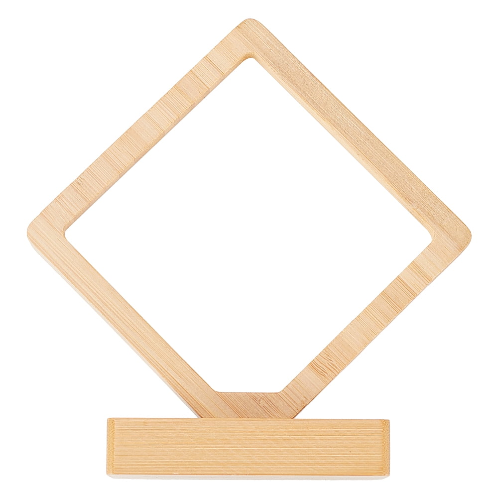 MDF Board Heat Transfer Blanks Photo Frame with Bamboo Outside Frame ...