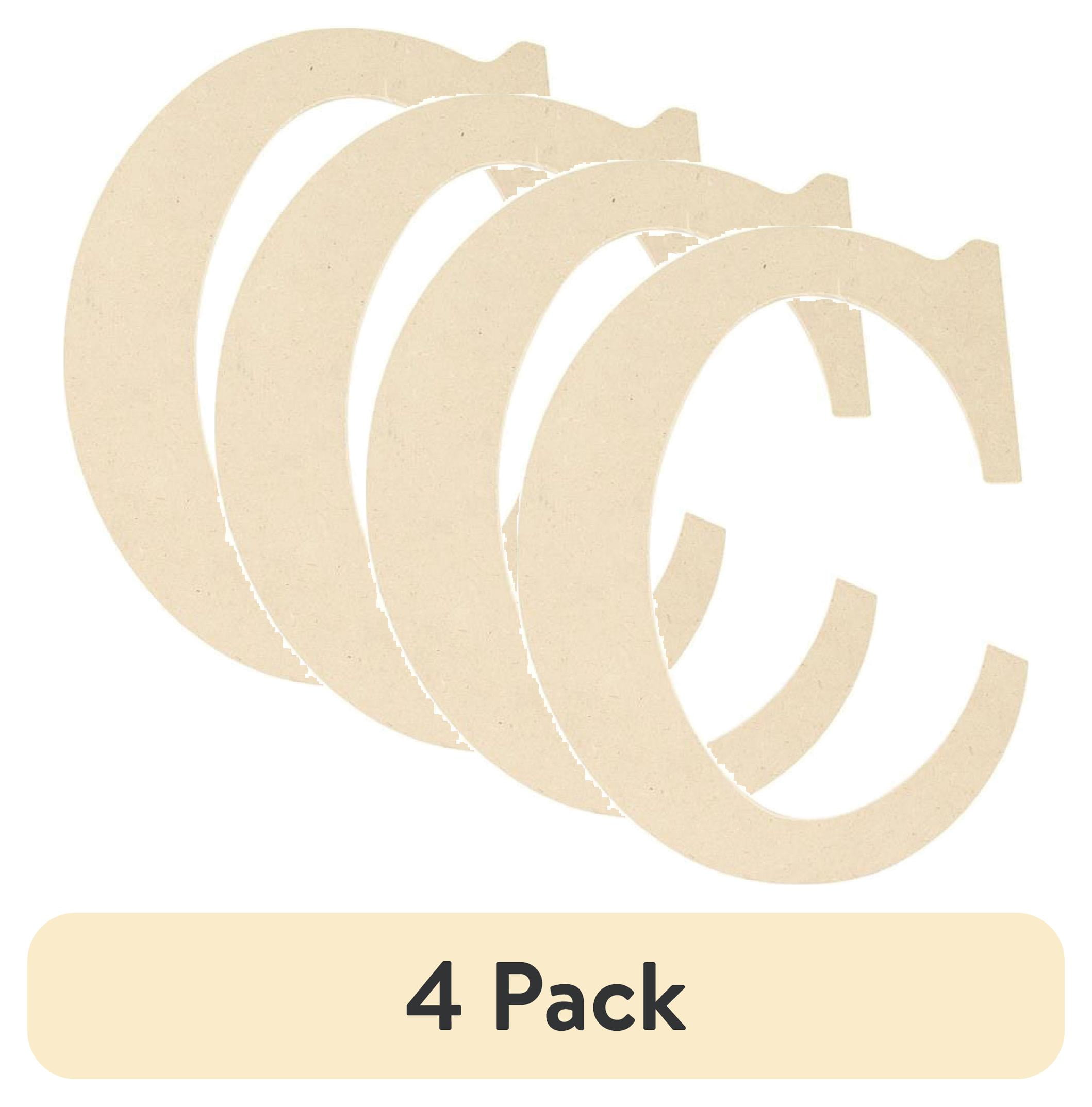 (4 pack) MDF Classic Font Wood Letters & Numbers 9.5"-C - Walmart.com