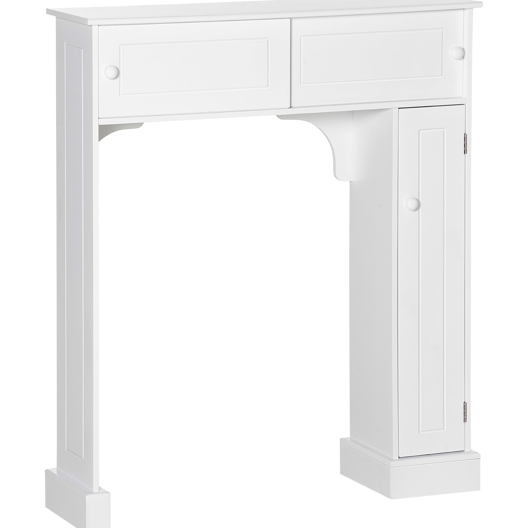MDF Construction - Freestanding and Wall-Fixable - Bathroom Storage ...