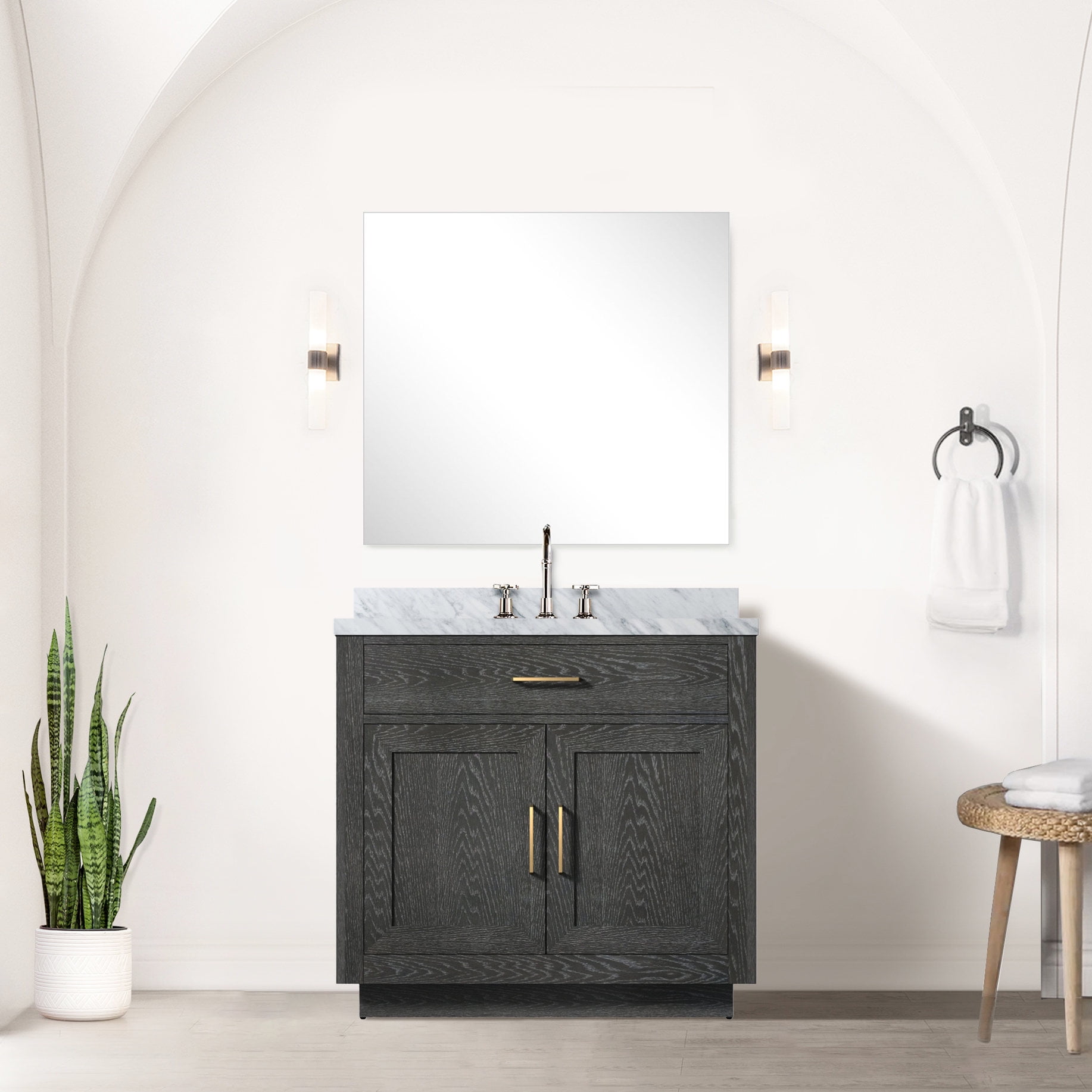 MDF Filler and Solid Wood Frame | 22 in. D Single Bath Vanity | Have a ...