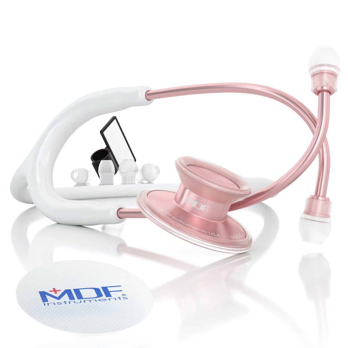 MDF Instruments Acoustica® Lightweight Dual Head Stethoscope - White ...
