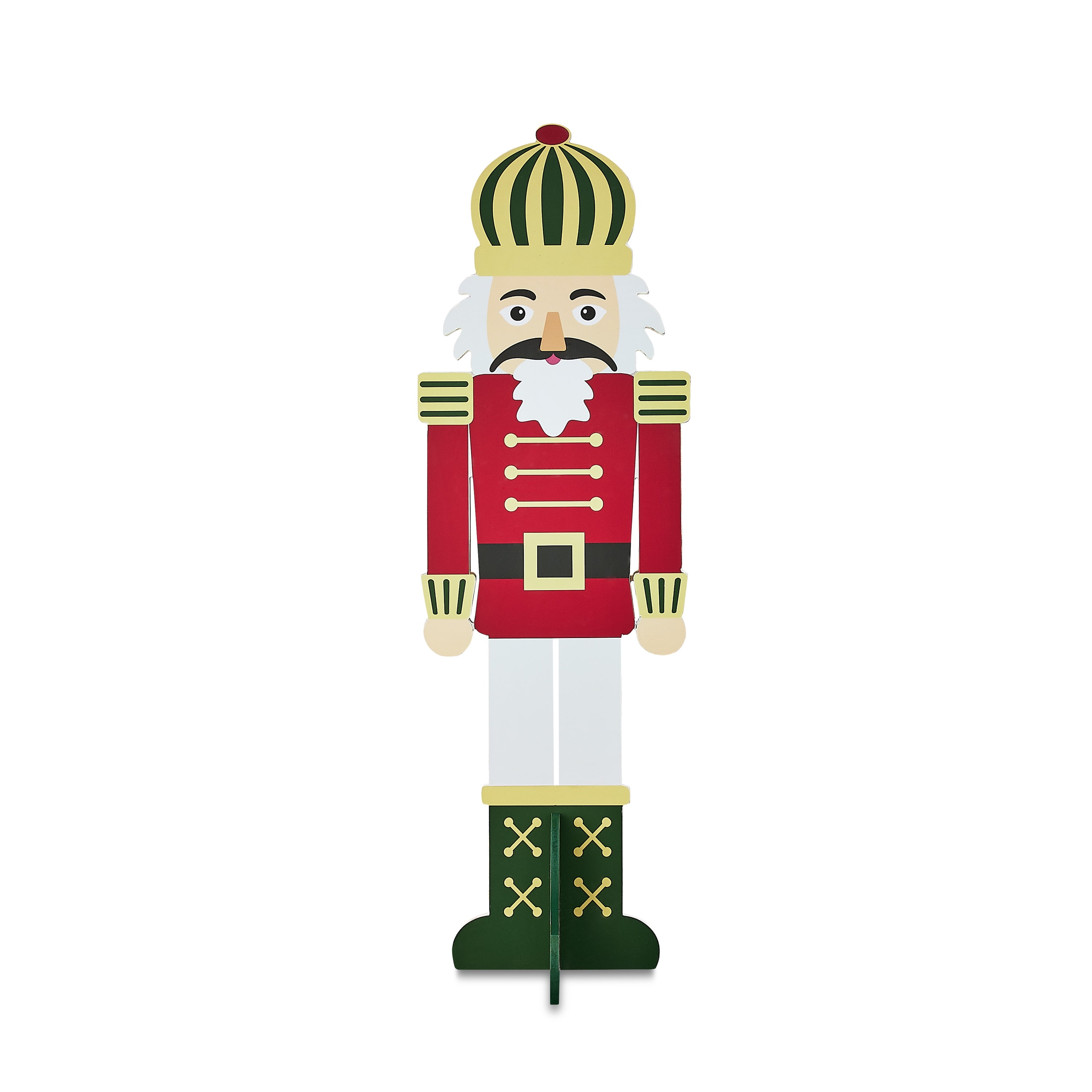 MDF Multi-Color Porch Slotted Nutcracker Christmas Decoration, by ...