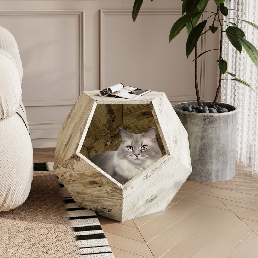 MDF Multi-functional Cat Carrier Sofa Side Table Planter - Modern ...