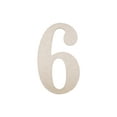 MDF Number 9.5" 6 - Walmart.com