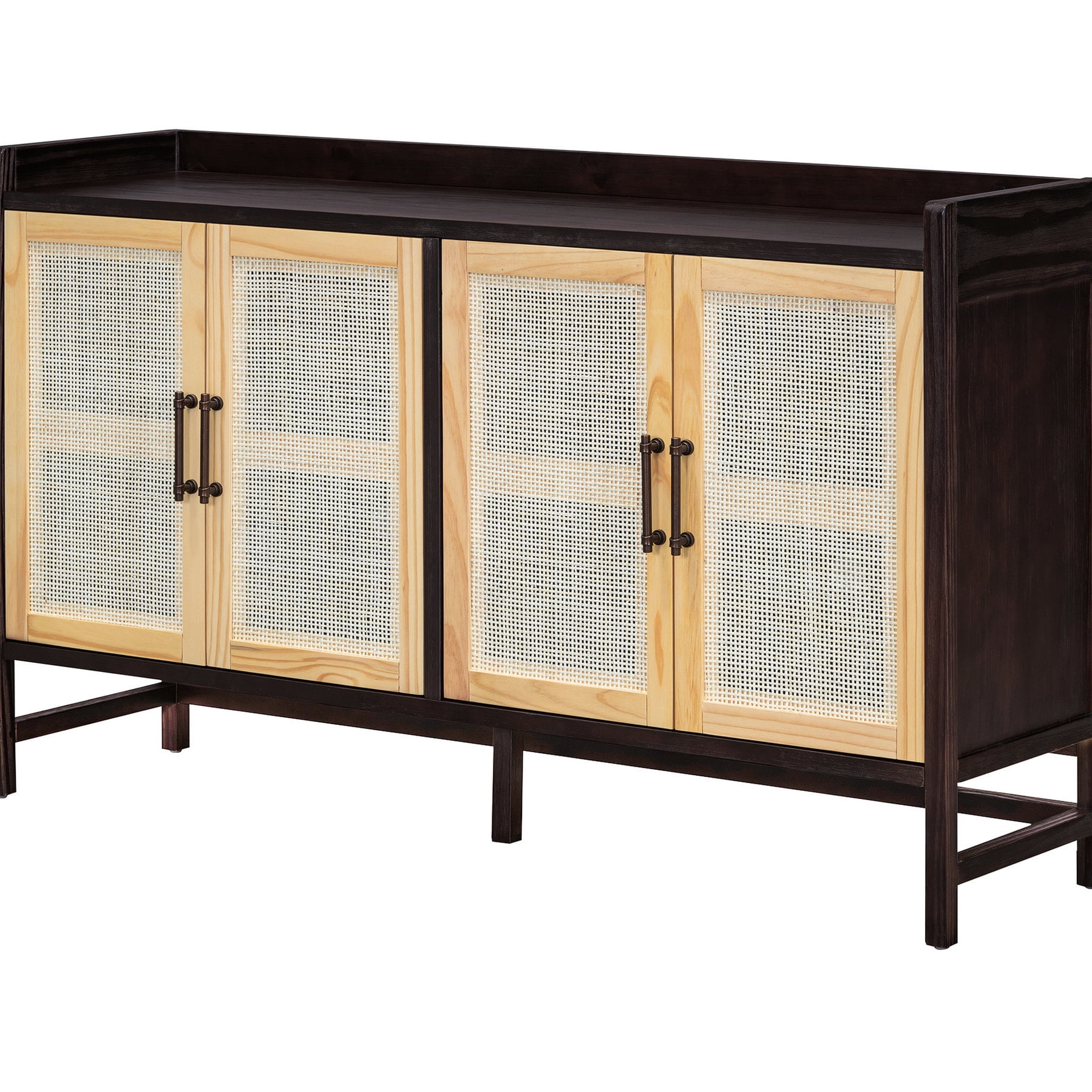 MDF + Pine Veneer - Rattan Doors for Stylish Appeal - Multiple Home ...