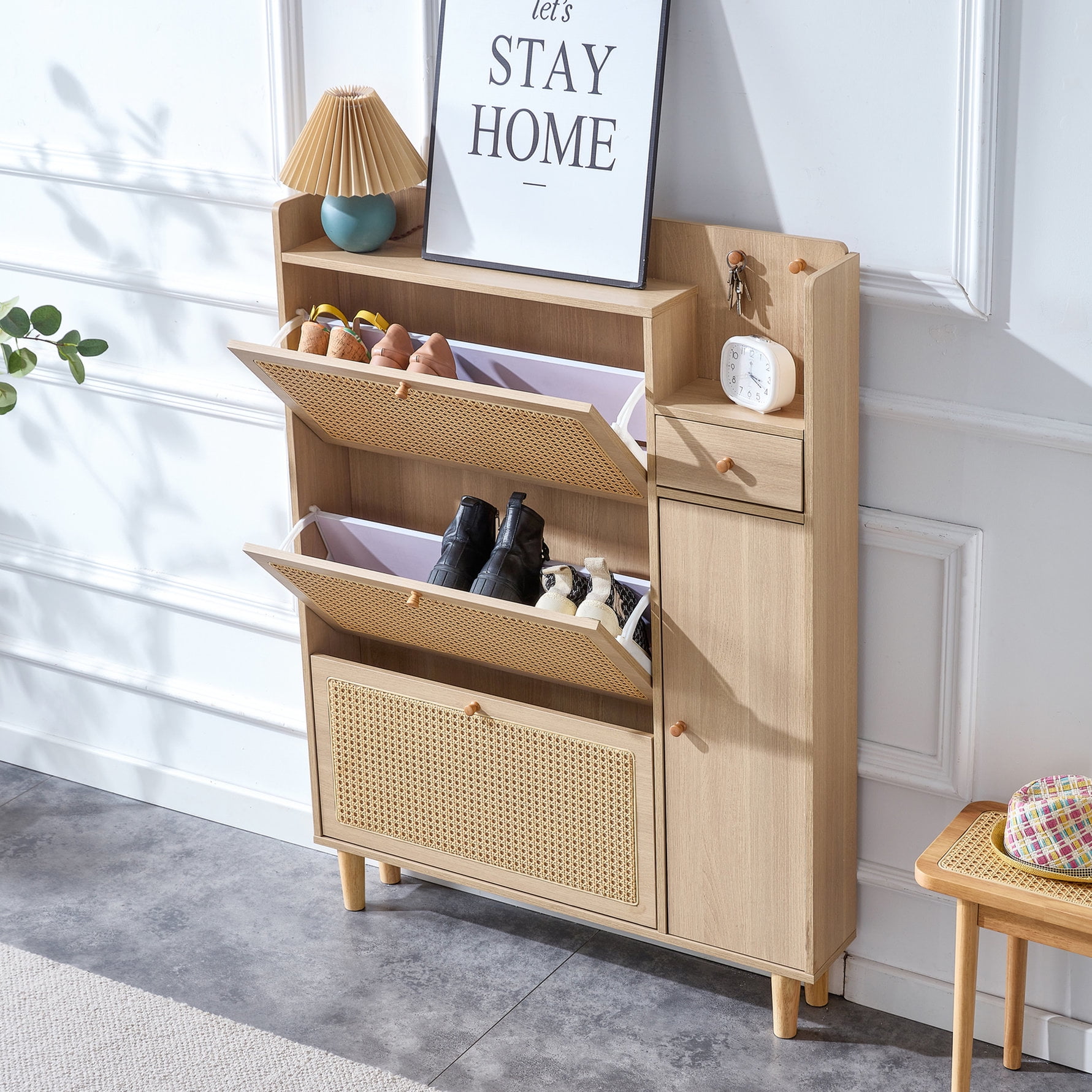 MDF Rattan Cabinet+Vine Design Concept"-"Bedroom Storage+Add a Touch of ...