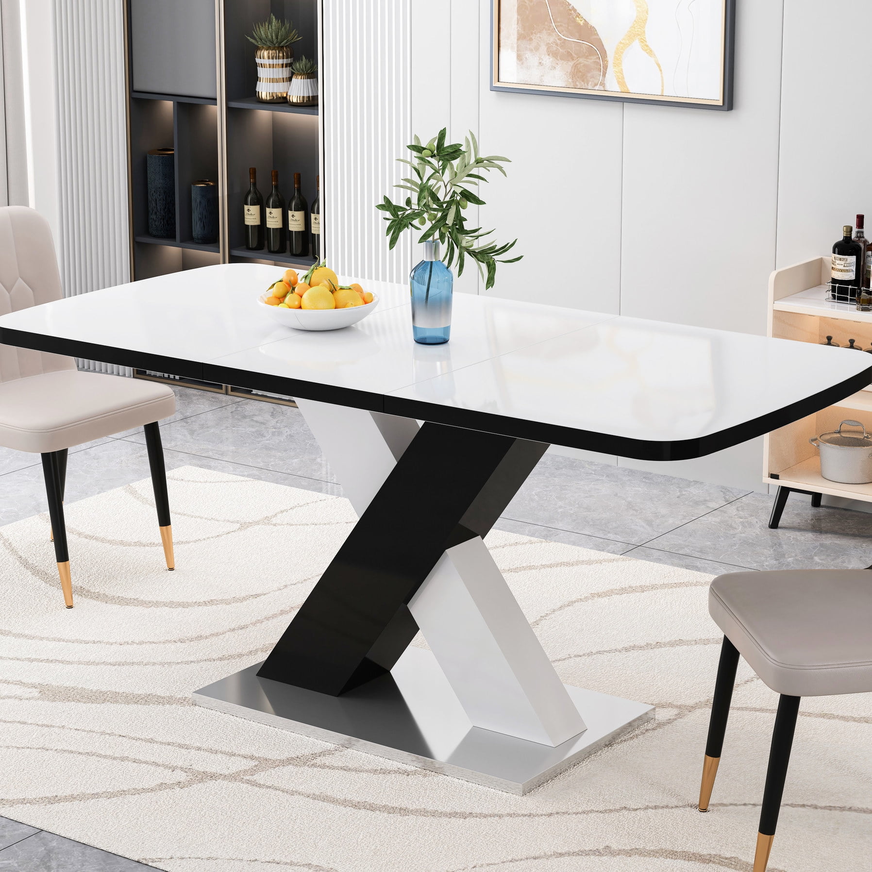 MDF Steel Base - Stretchable Use - Dining Room Decor - Stable Support ...