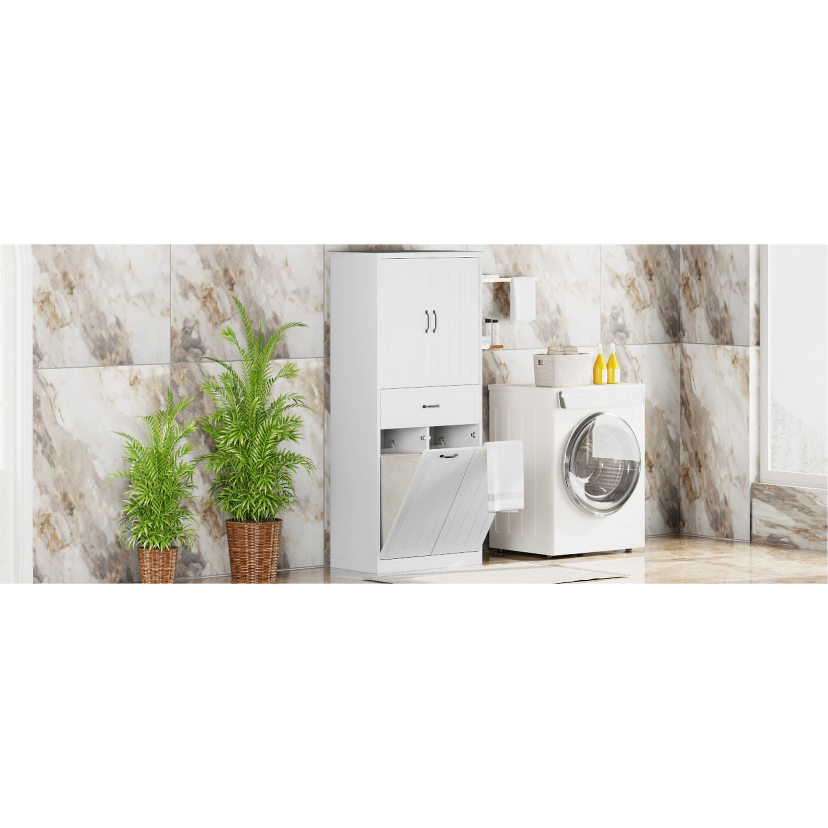 MDF Storage Cabinet with Soft - close Drawer / Smooth and Silent ...