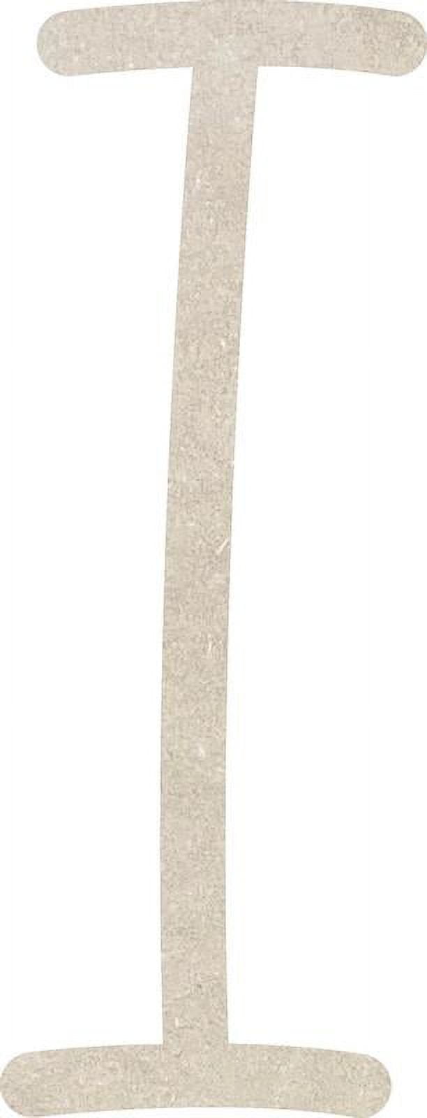 MDF Wall Letters, Unfinished 14'' Baleno Font I, Alphabet DIY Kids ...