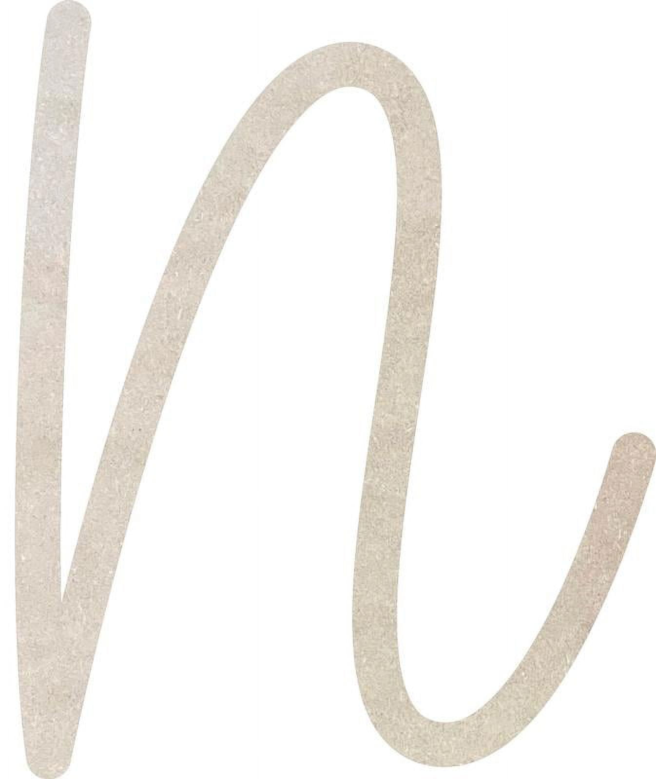 MDF Wall Letters, Unfinished 14'' Baleno Font N, Alphabet DIY Kids ...