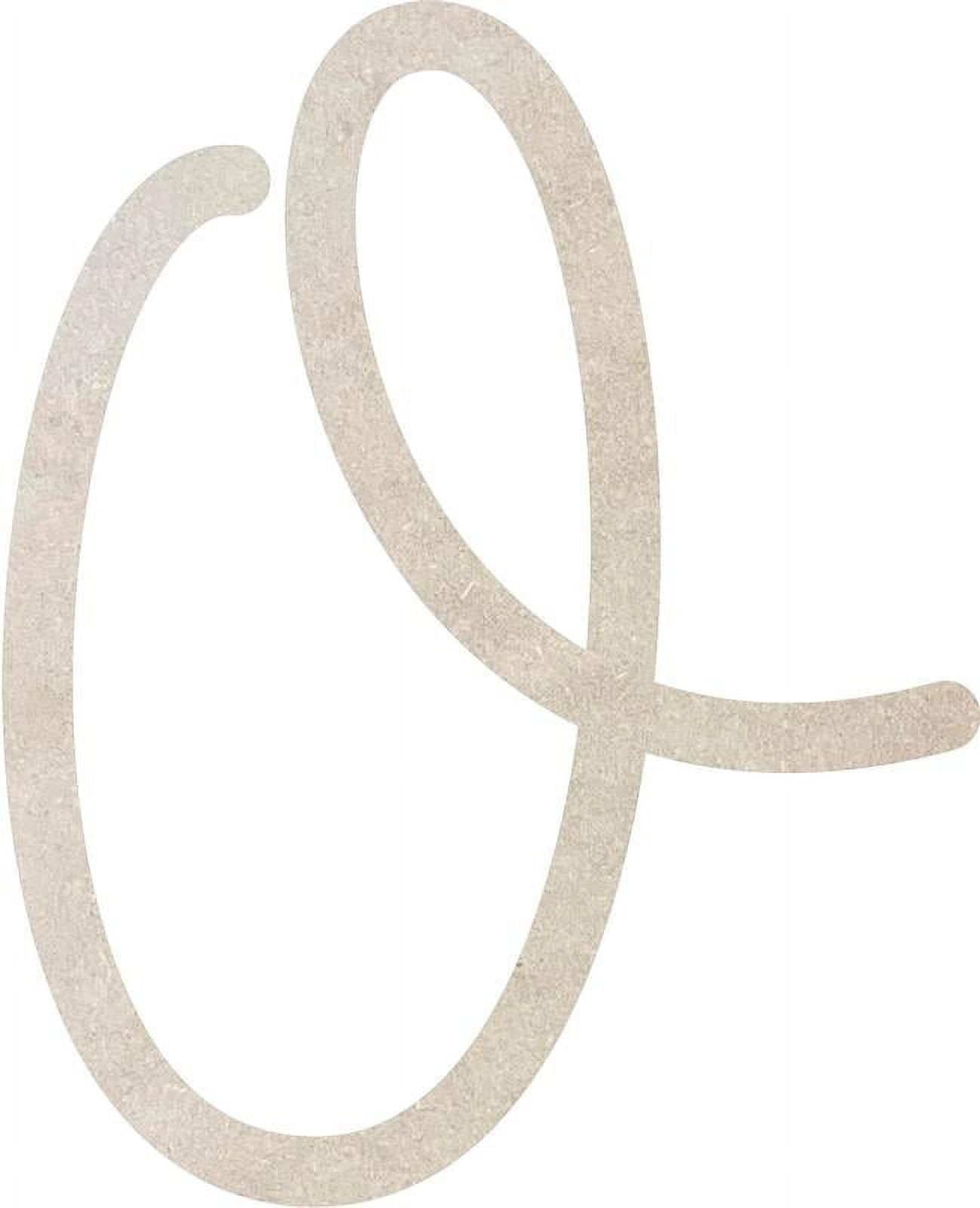 MDF Wall Letters, Unfinished 14'' Baleno Font O, Alphabet DIY Kids ...