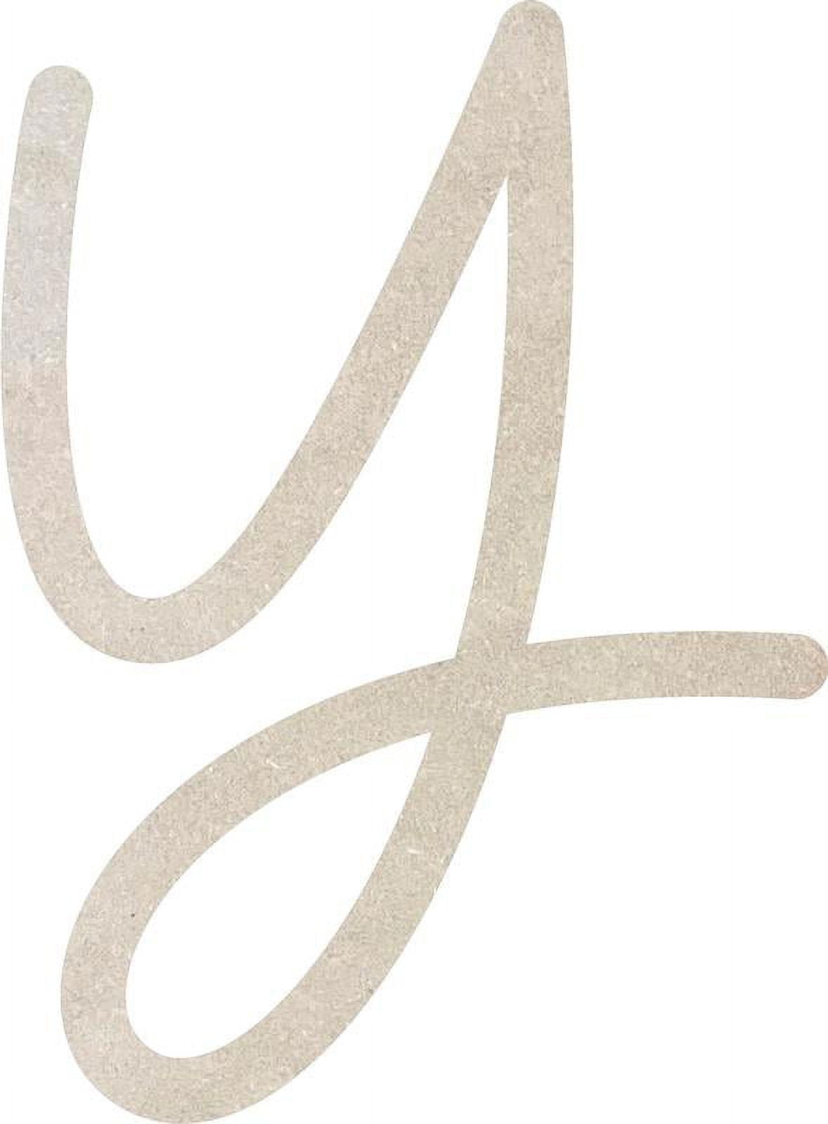 MDF Wall Letters, Unfinished 14'' Baleno Font Y, Alphabet DIY Kids ...