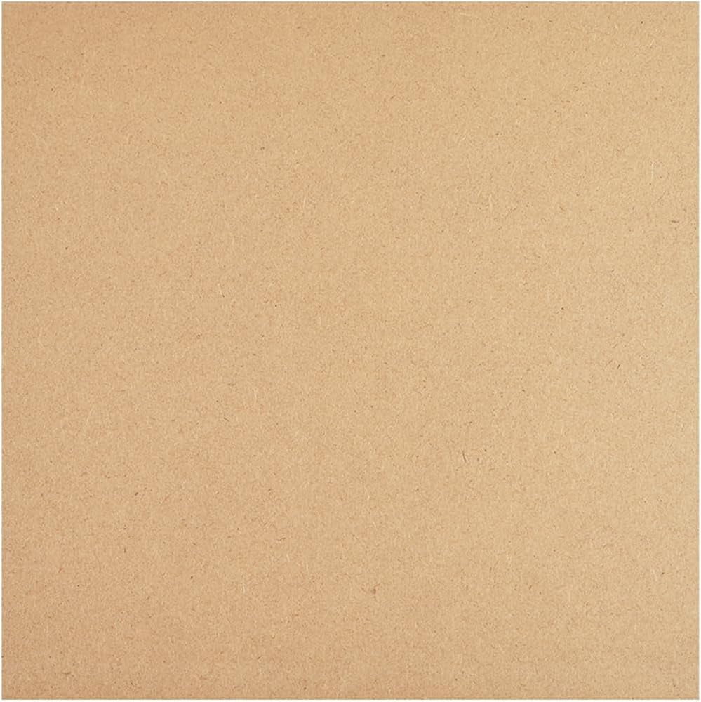 MDF Wood Boards for Crafts 10x10in Square Wooden MDF Board Sheet Medium ...