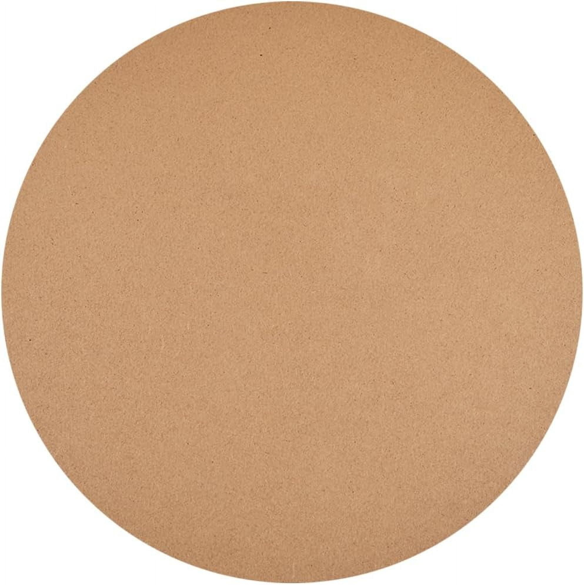 MDF Wood Boards for Crafts 11.8x0.1in Round Medium Density Fiberboard ...