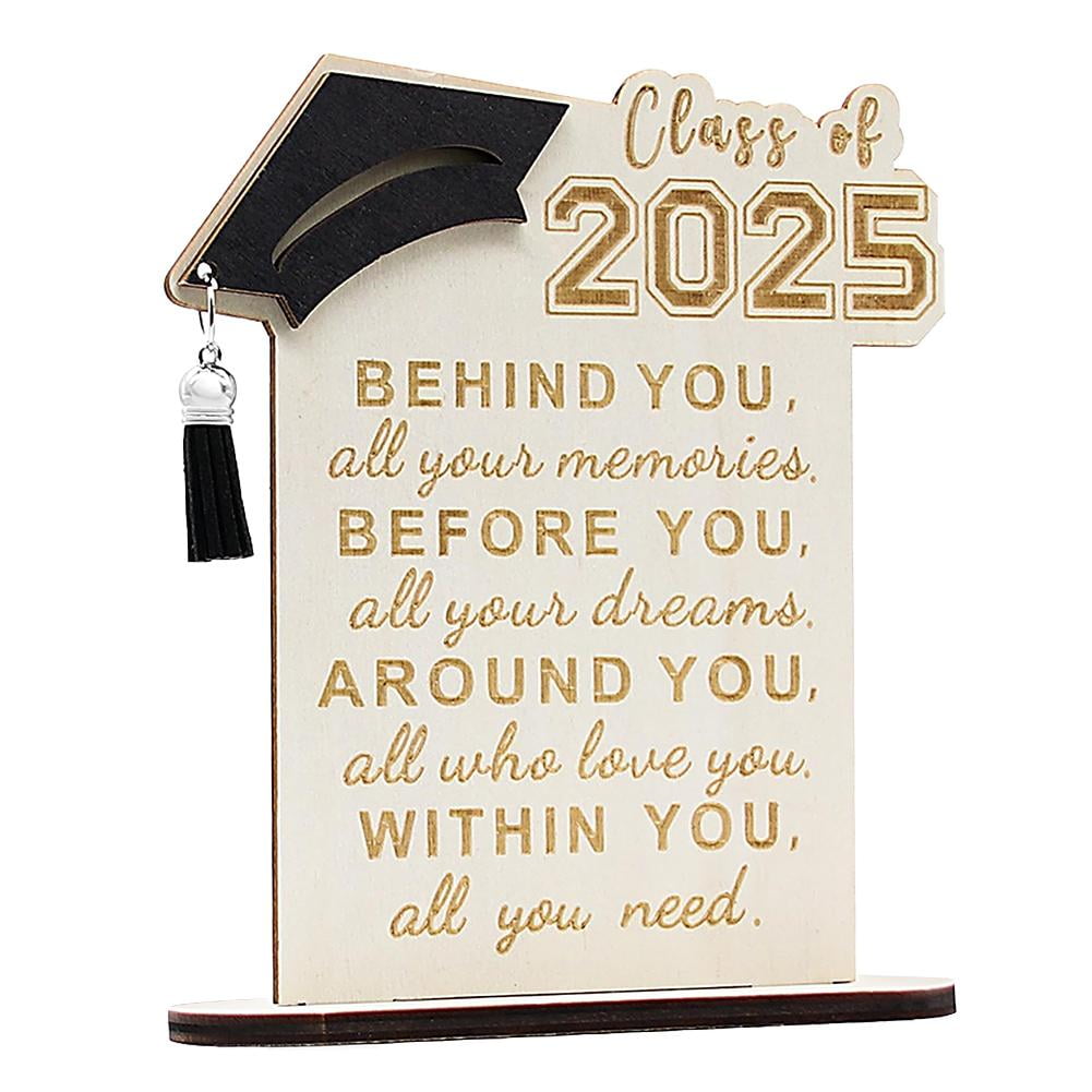 MDF Wood Graduation Ornament, 5.7x6.8 Inches, Elegant Design - Walmart.com