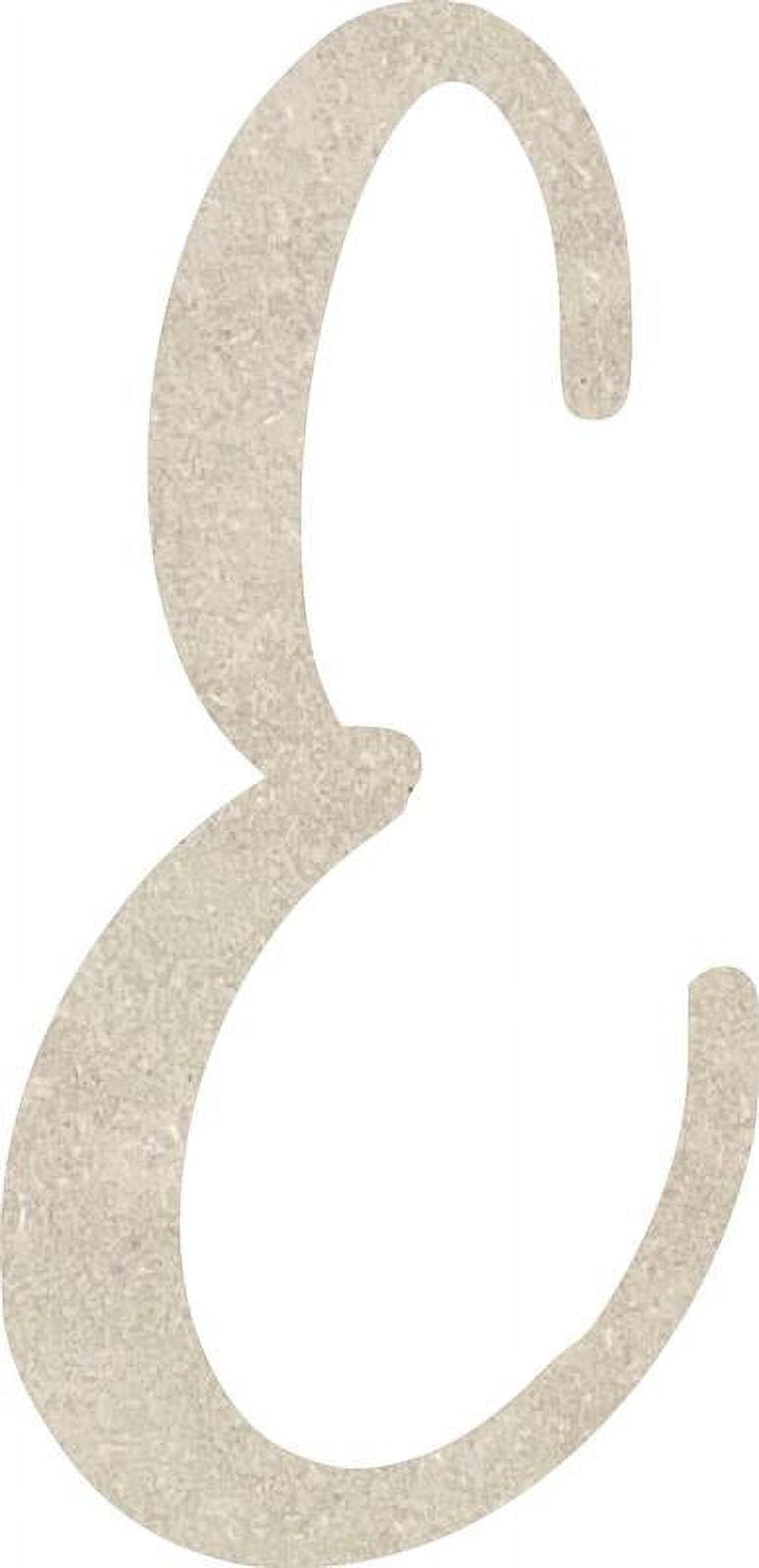 MDF Wood Letter E Craft, Paintable 16'' Tall Paintable, DIY Cailyn ...