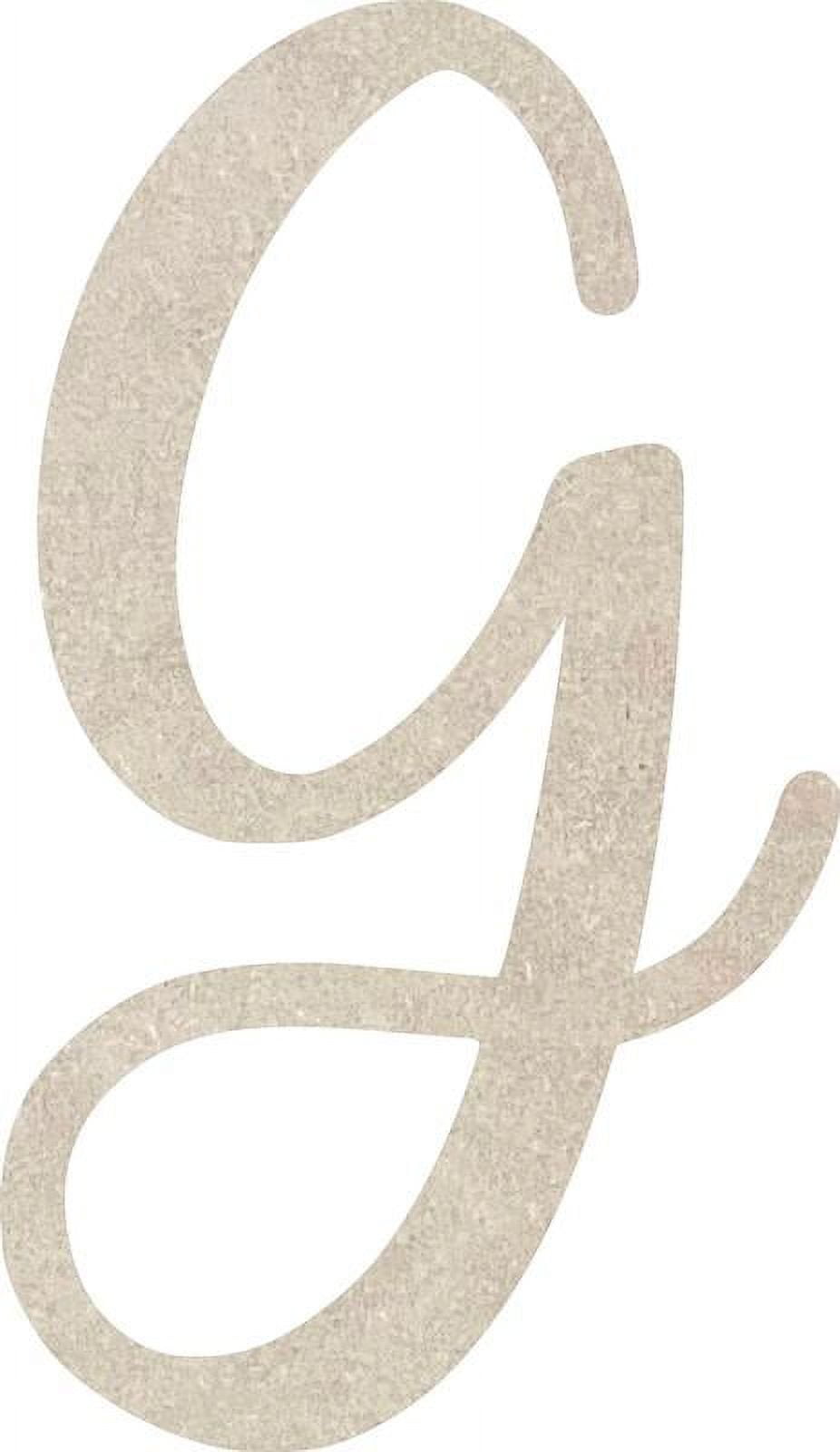 MDF Wood Letter G Craft, Paintable 16'' Tall Paintable, DIY Cailyn ...
