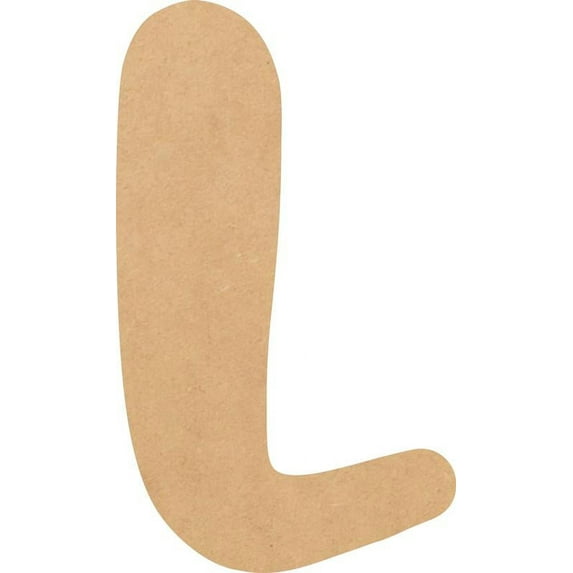 MDF Wood Letter L Craft, Paintable 15'' Tall Paintable, DIY Bright ...