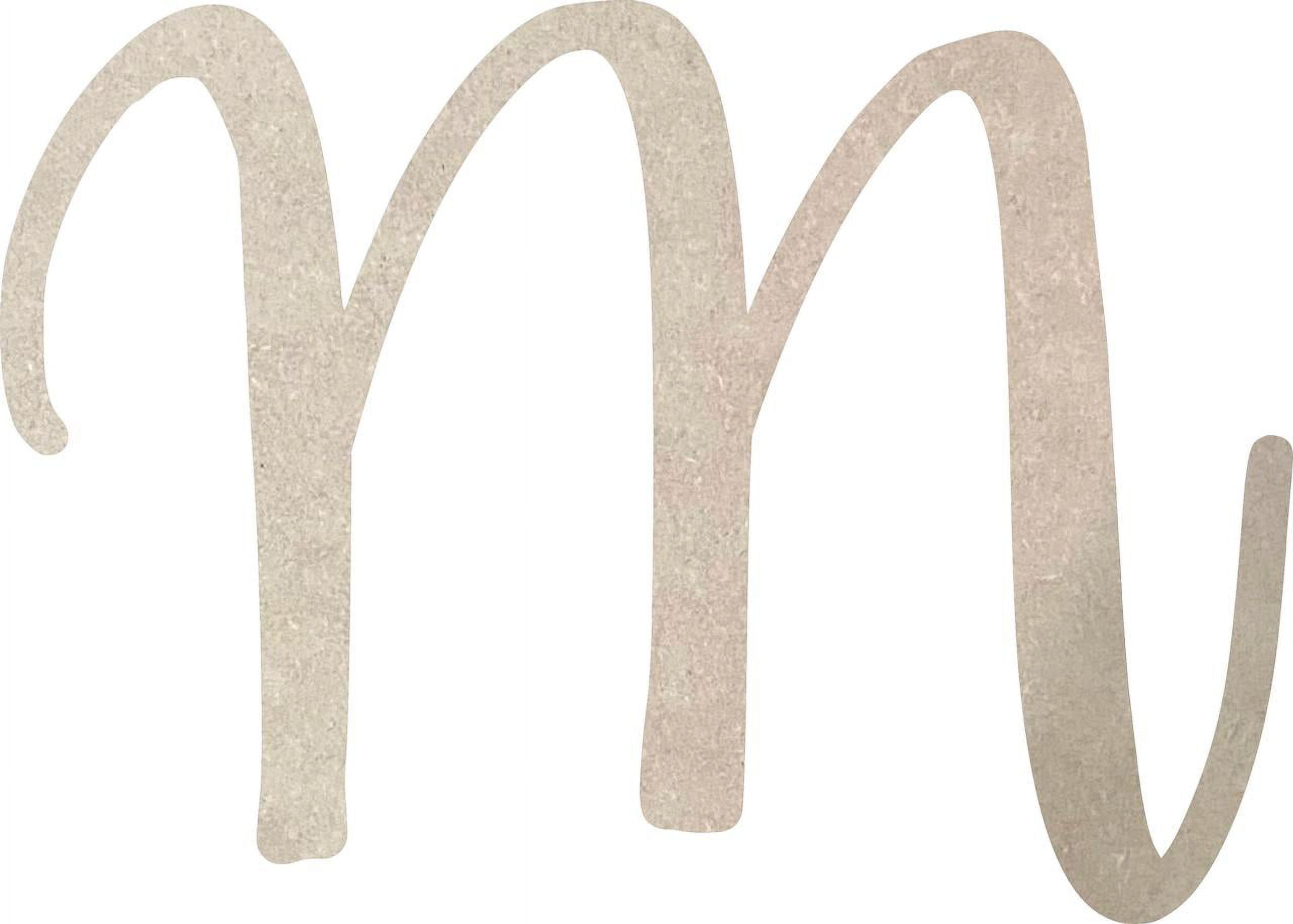 MDF Wood Letter M Craft, Paintable 4'' Tall Paintable, DIY Cailyn Bloom ...