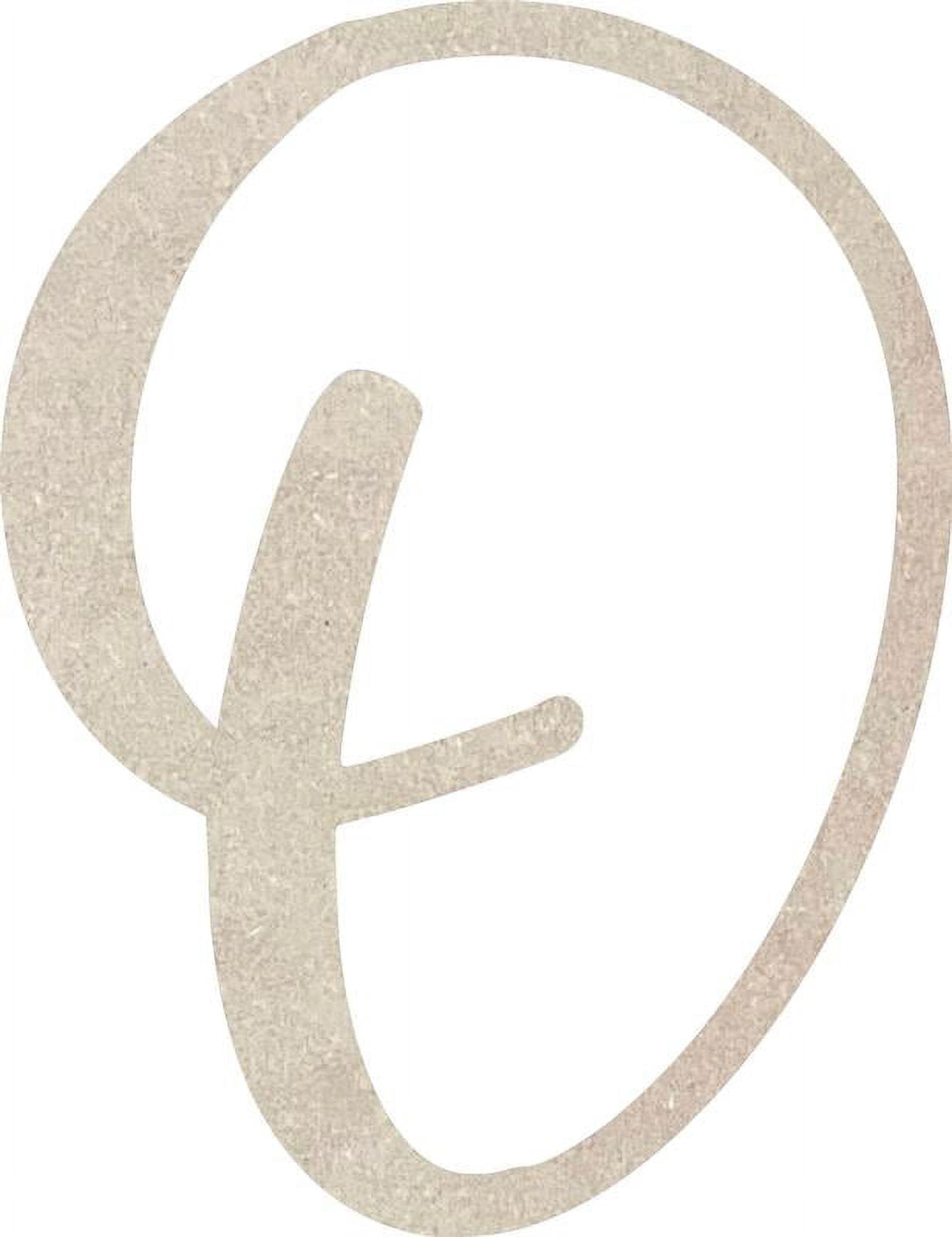 MDF Wood Letter O Craft, Paintable 6'' Tall Paintable, DIY Cailyn Bloom ...
