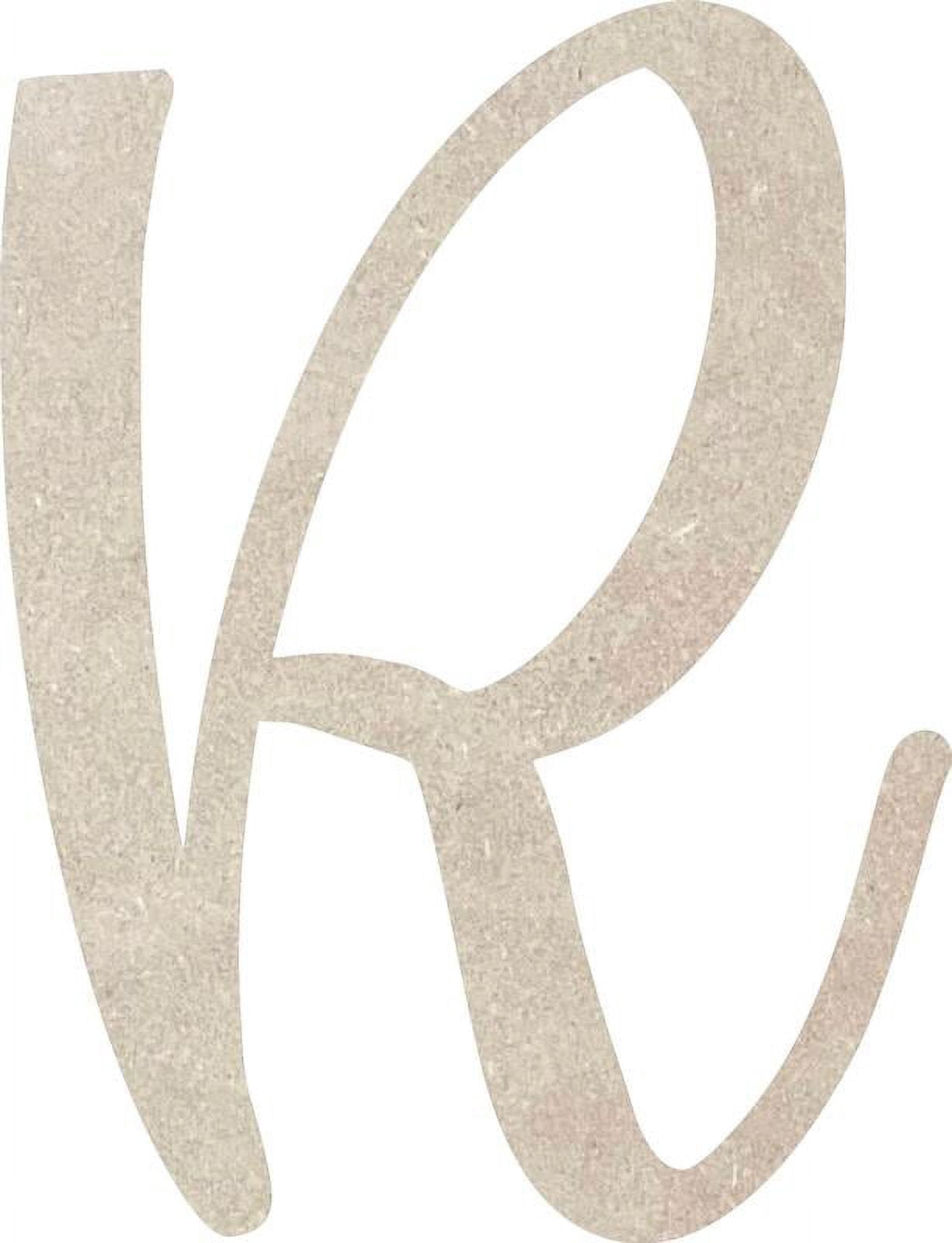 MDF Wood Letter R Craft, Paintable 8'' Tall Paintable, DIY Cailyn Bloom ...