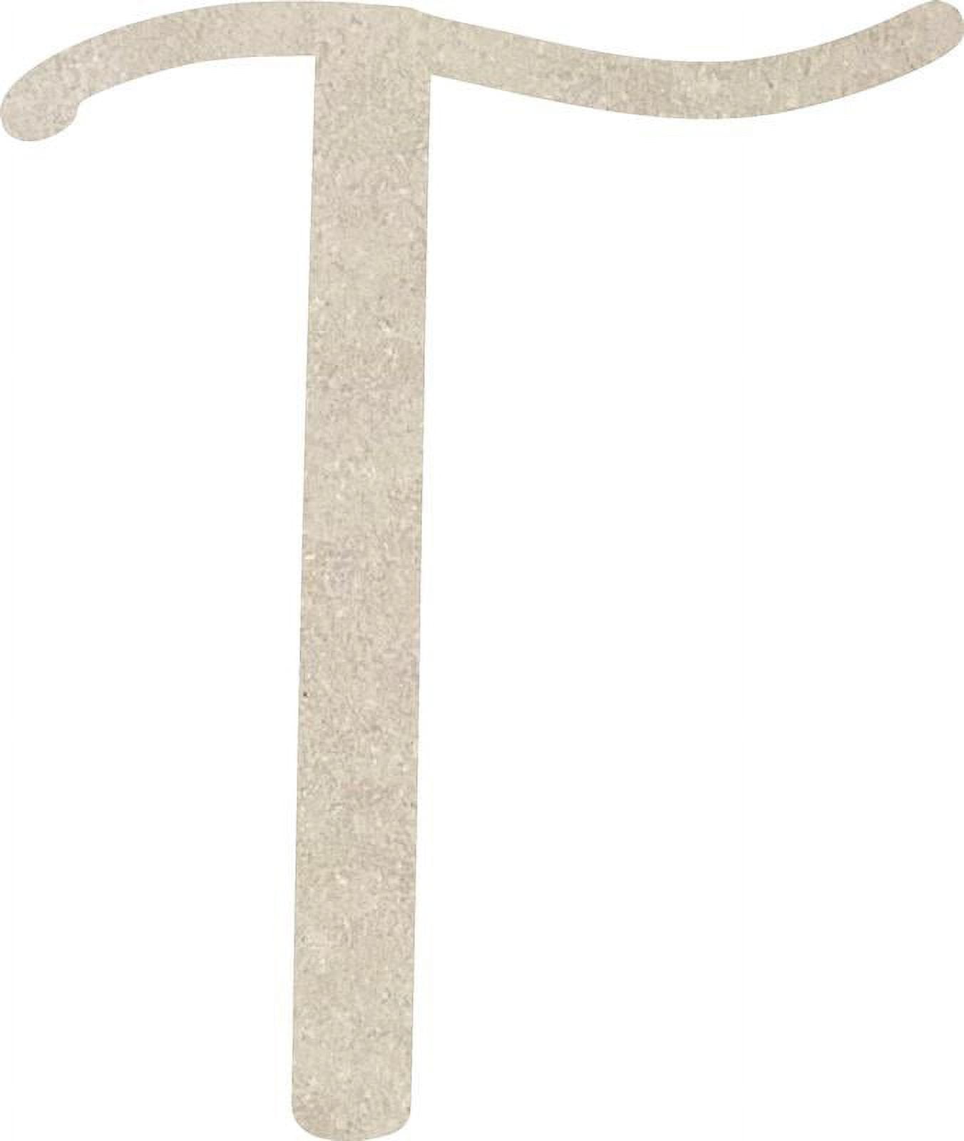 MDF Wood Letter T Craft, Paintable 15'' Tall Paintable, DIY Cailyn ...