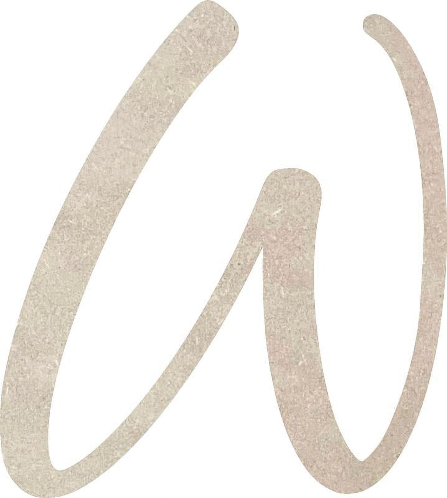 MDF Wood Letter W Craft, Paintable 15'' Tall Paintable, DIY Cailyn ...