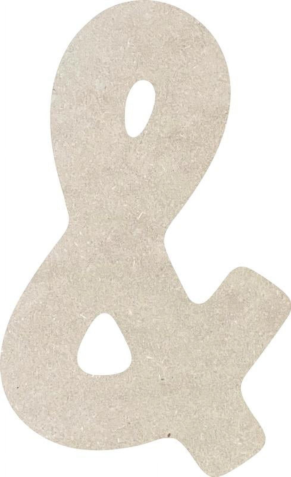 MDF Wooden Letter &, Craft Alphabet 18'' Tall Home Décor, Rawles ...