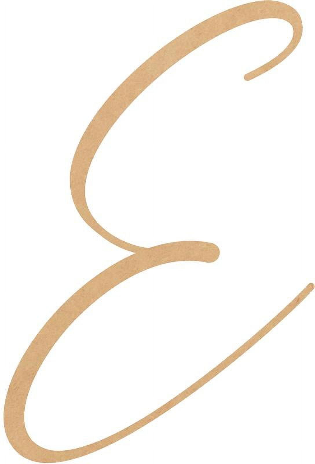 MDF Wooden Letter E, Craft Alphabet 10'' Tall Home Décor, Bellany ...