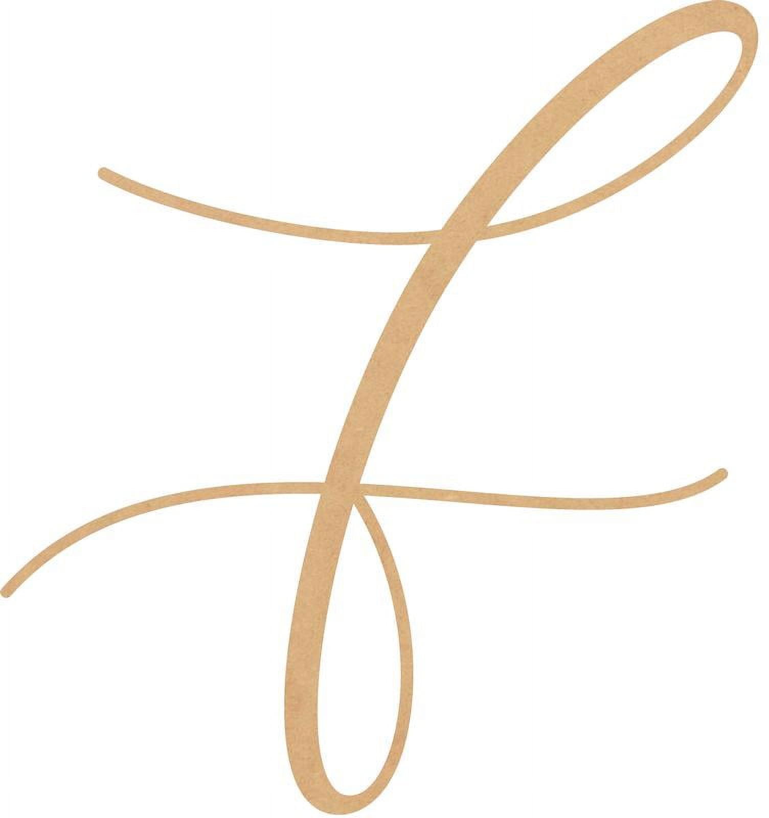 MDF Wooden Letter F, Craft Alphabet 10'' Tall Home Décor, Bellany ...