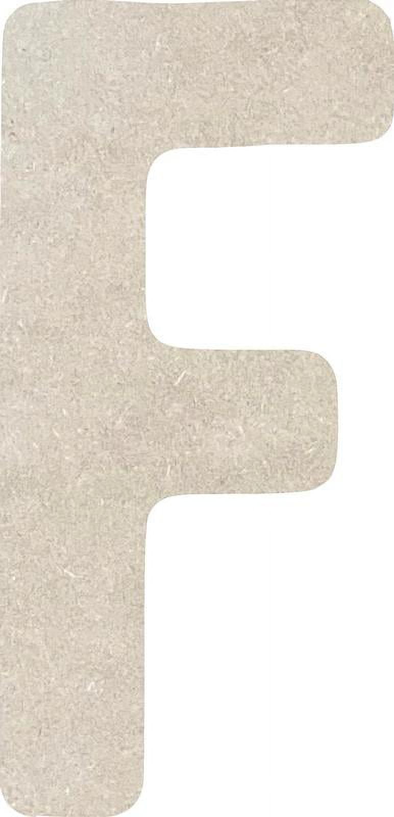 MDF Wooden Letter F, Craft Alphabet 18'' Tall Home Décor, Rawles ...