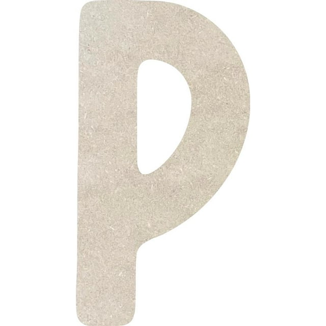 MDF Wooden Letter P, Craft Alphabet 18'' Tall Home Décor, Rawles ...