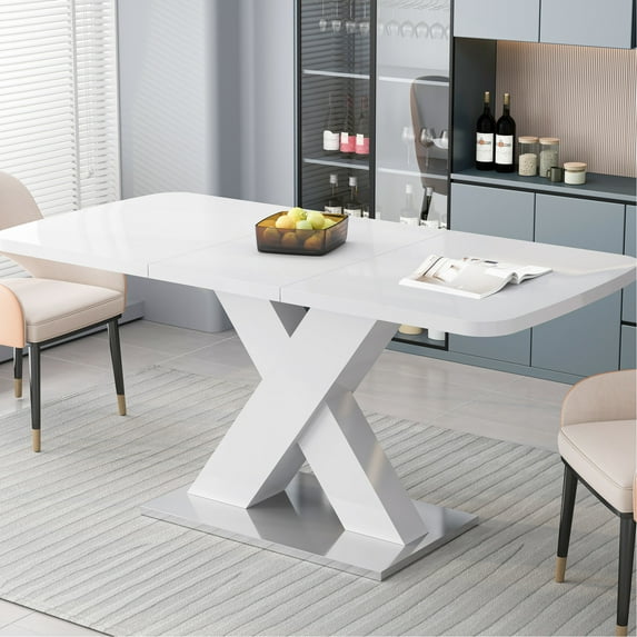 MDF X - Shape Leg with Metal Base | Applicable to Different Decor ...