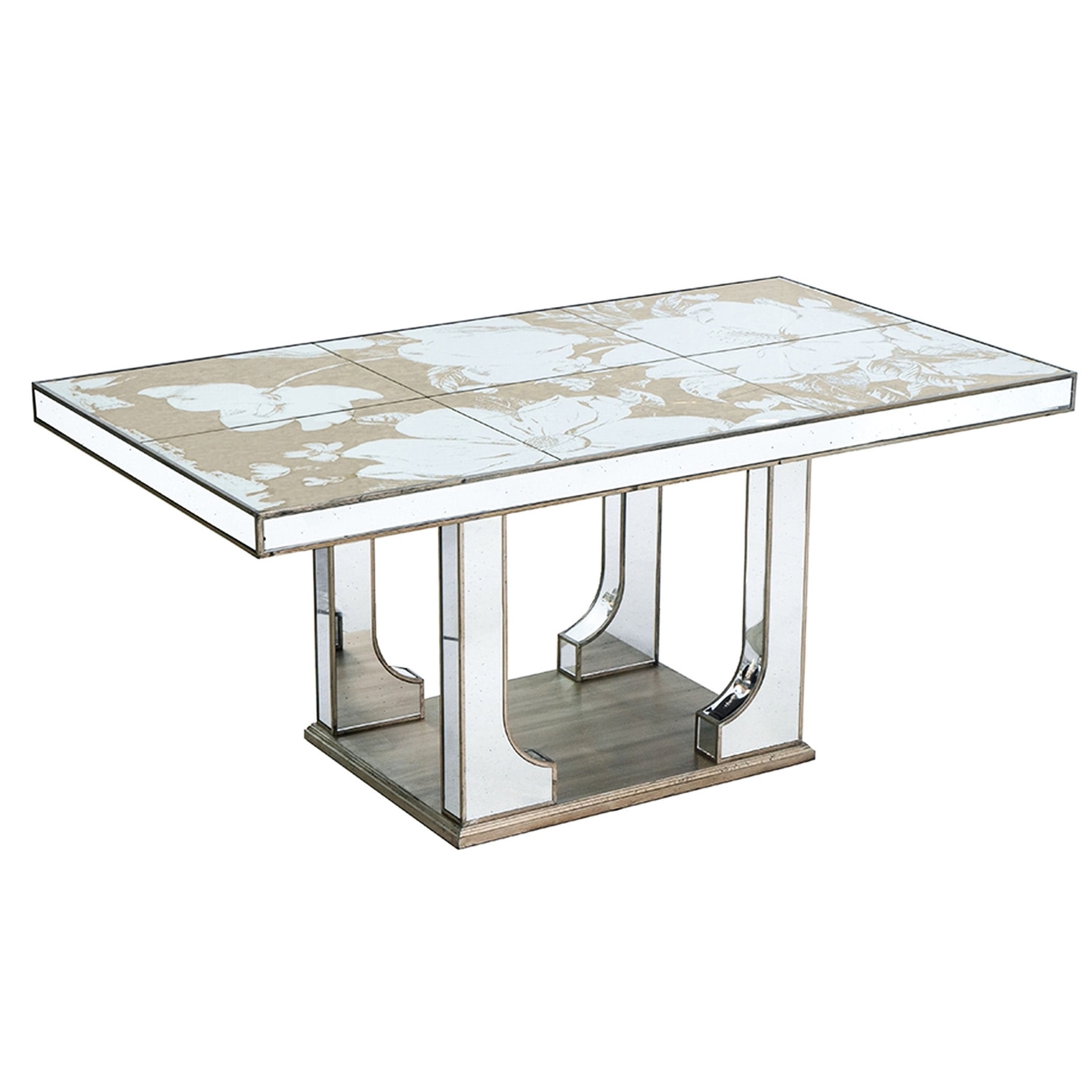 MDF and Glass - Large Table Top - Family Meals - Blends with Different ...