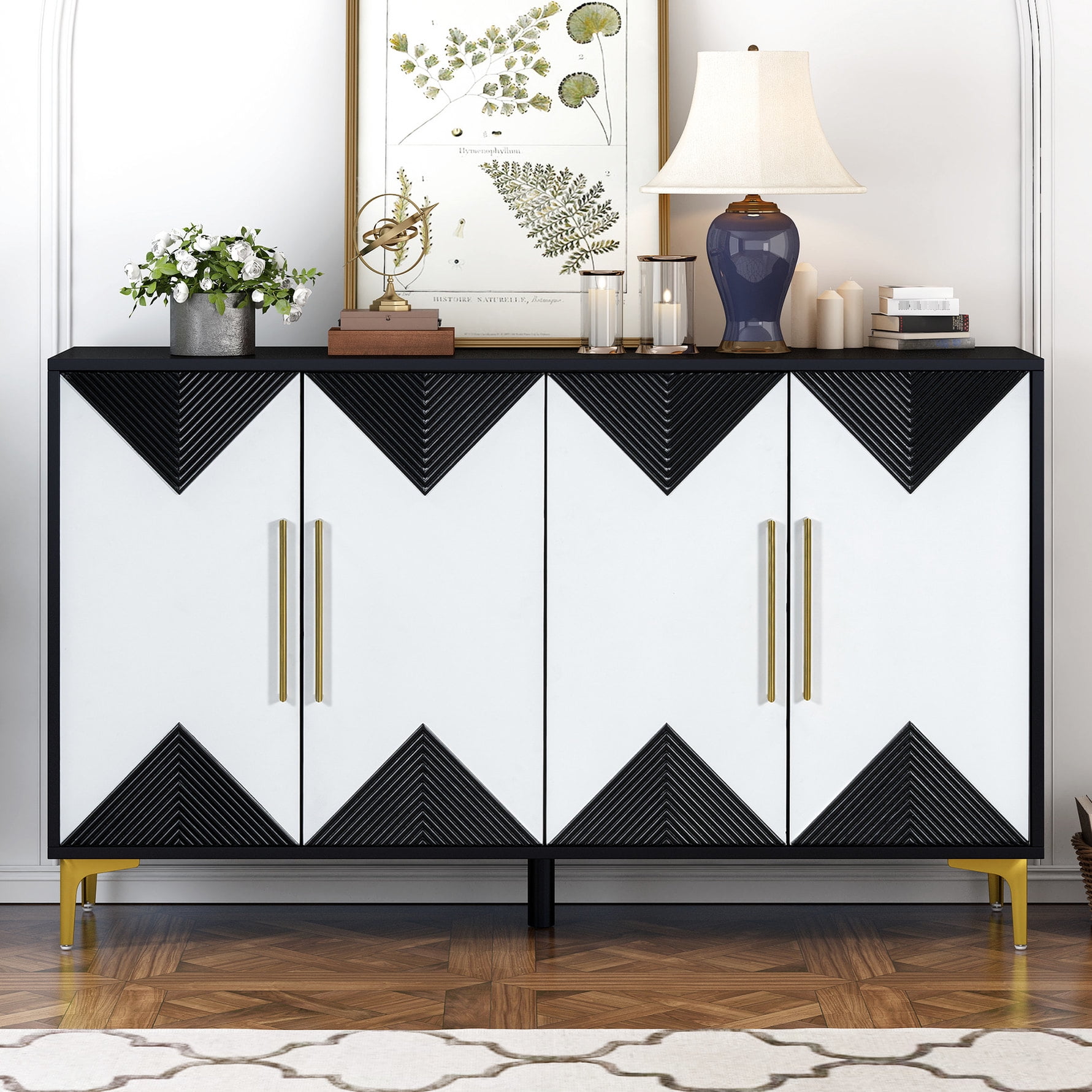 MDF and metal materials / Blend in different interior styles / Keep ...