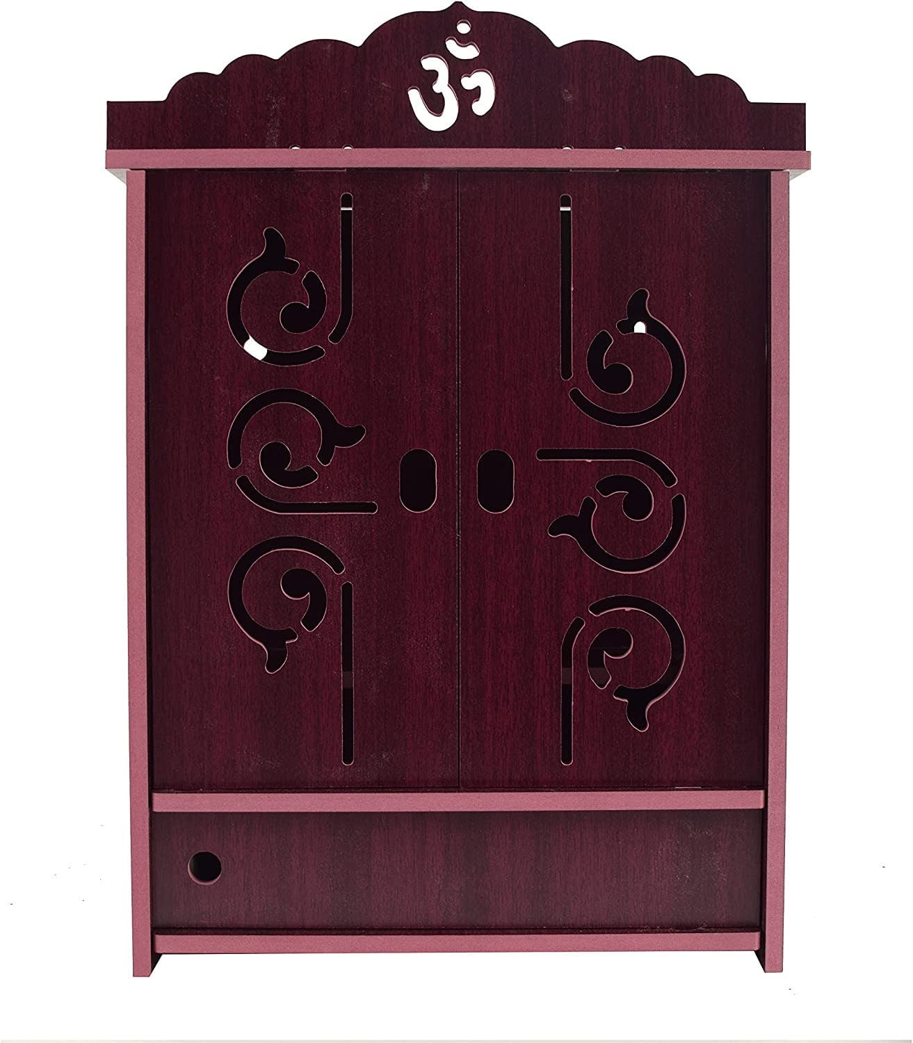 MDF board Wooden Mandir For Home And Office / Wall Hanging And Table ...