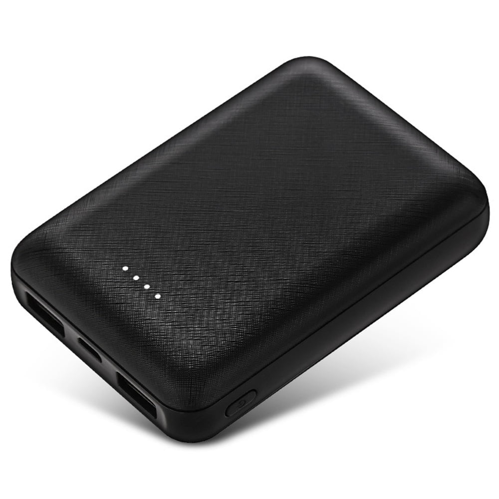 MDHAND 10000mAh Portable Battery, Power Bank with Dual USB Ports Cable ...