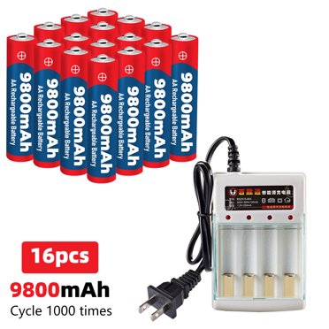 Ablink 16 PCS AAA Batteries, 1.5v 8800mAh Triple A Batteries, High-Performance Rechargeable ...