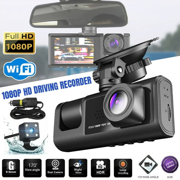 3 Channel Dash Cams in Dash Cam Features - Walmart.com
