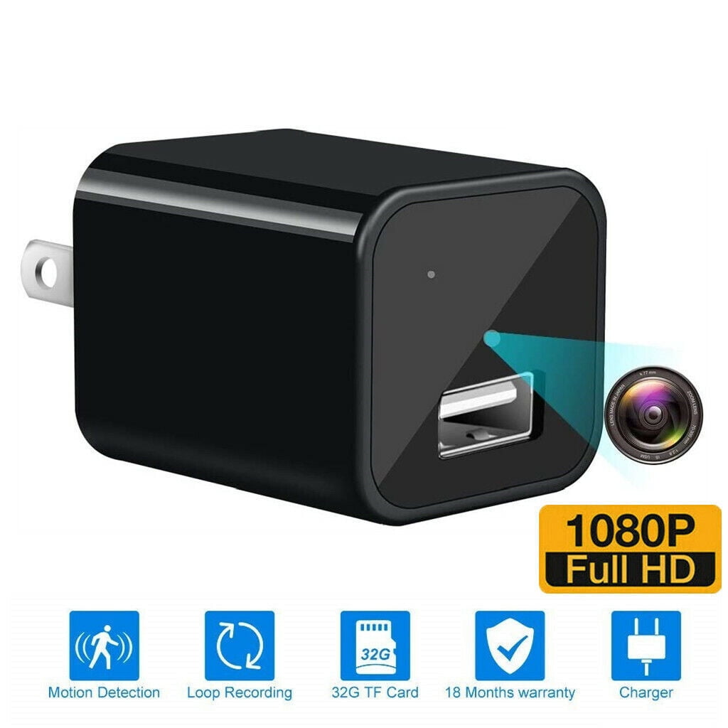 MDHAND Mini USB Camcorder with Charger - Full HD 1080P 140° Wide Angle ...