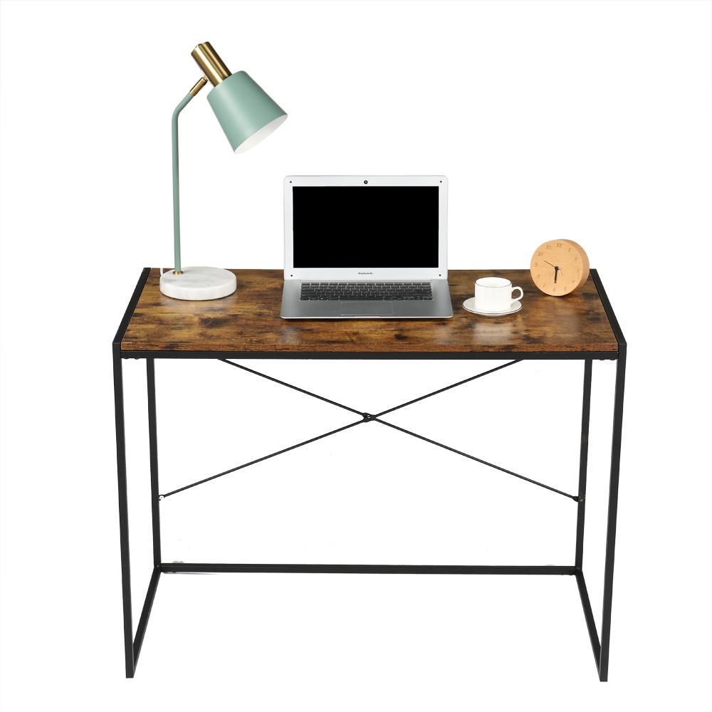 MDHAND Computer Desk Writing Table Workstation, Industrial Style ...