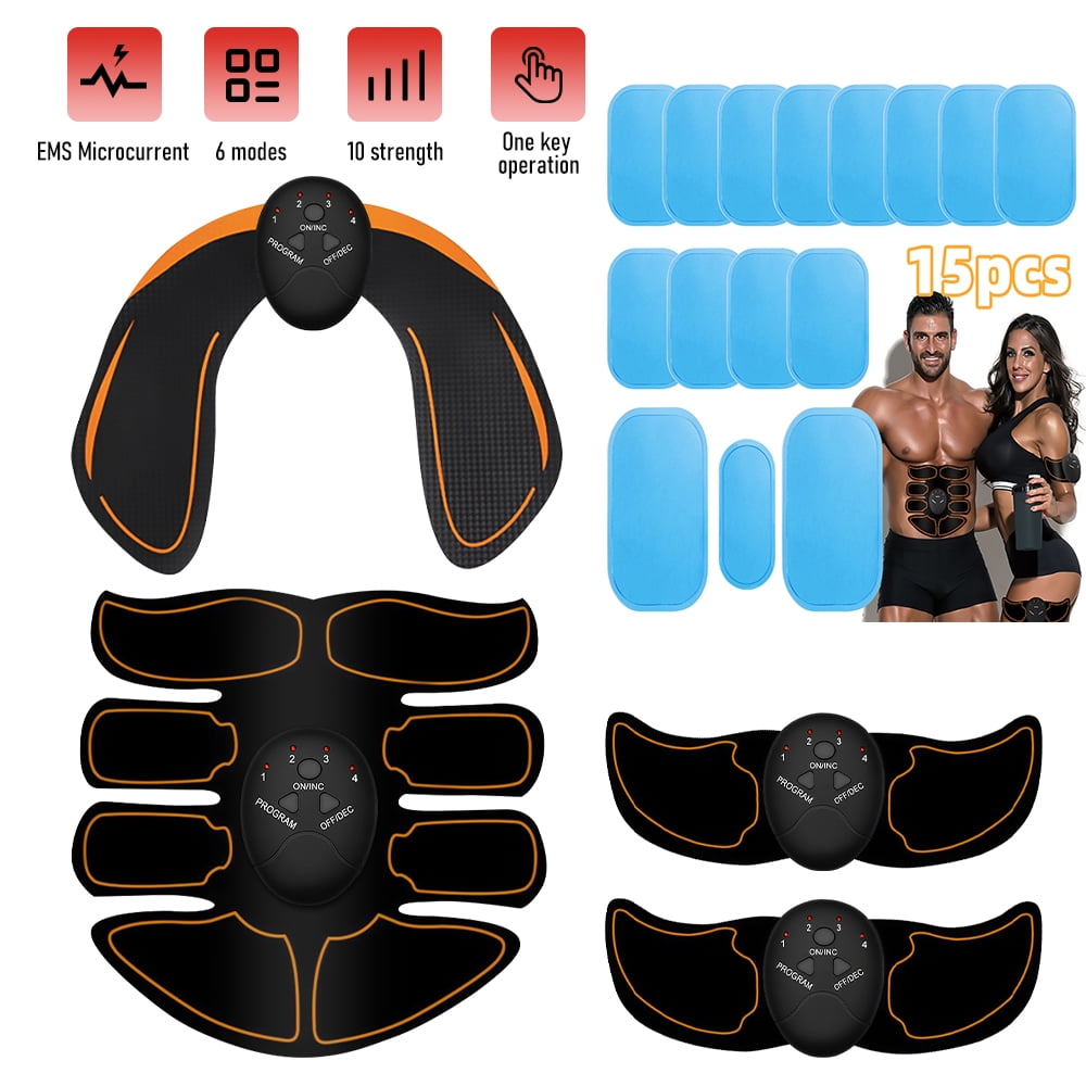 MDHAND EMS Abs Stimulator Ultimate Muscle Trainer Toner, Electric ...